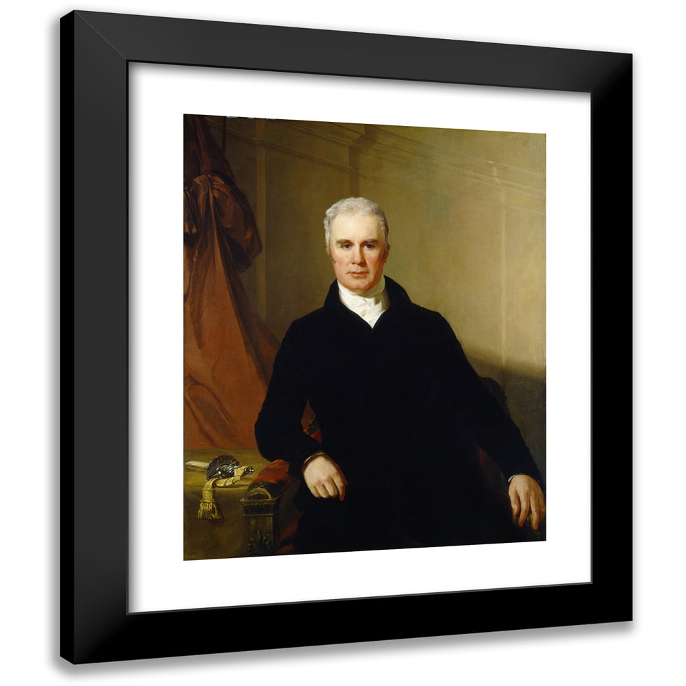 Thomas Sully 12x14 Black Modern Framed Museum Art Print Titled ...