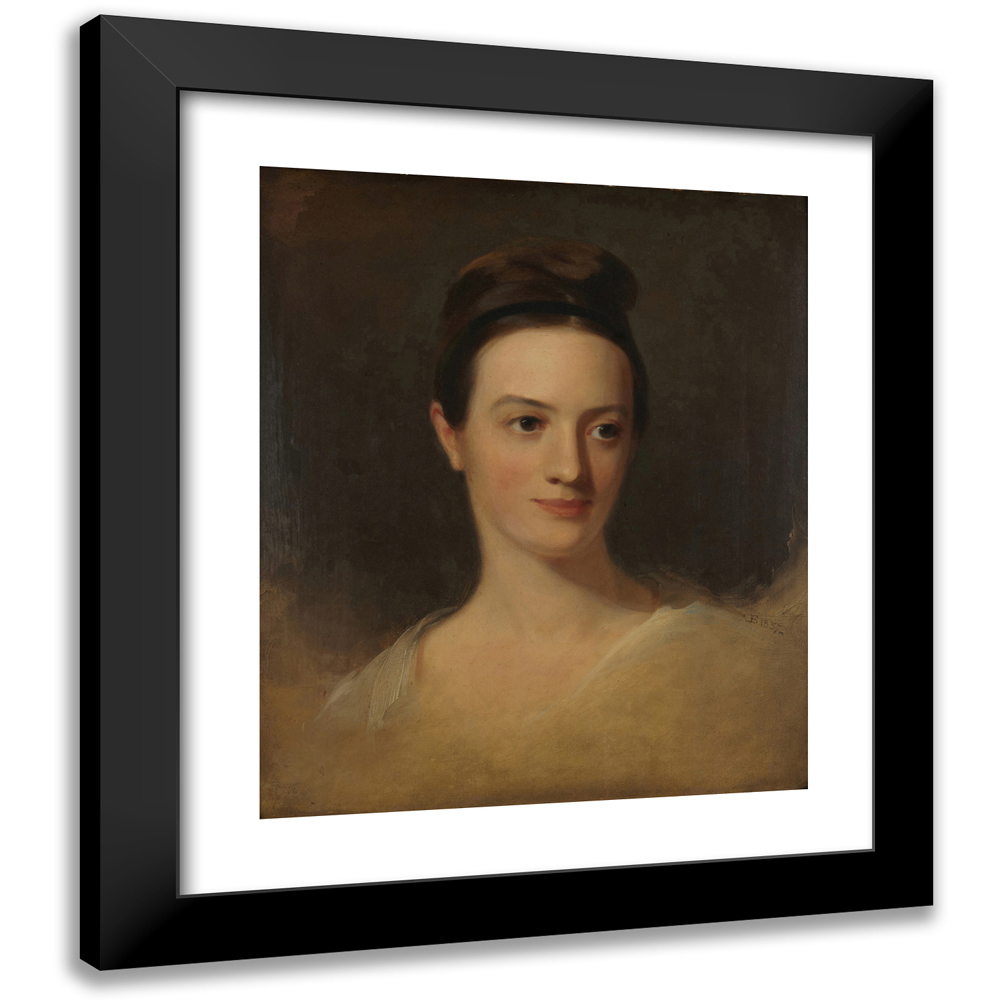 Thomas Sully 12x14 Black Modern Framed Museum Art Print Titled - Mrs ...