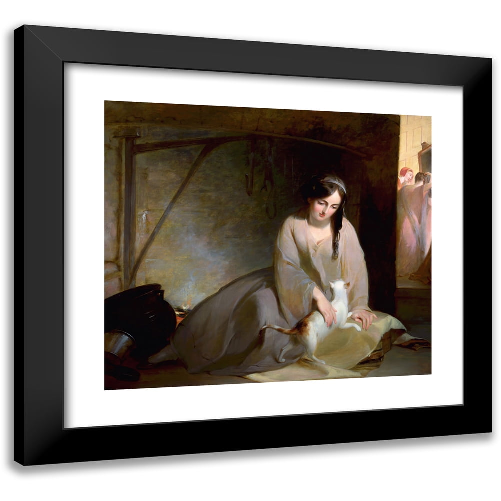 Thomas Sully 13x12 Black Modern Framed Museum Art Print Titled ...
