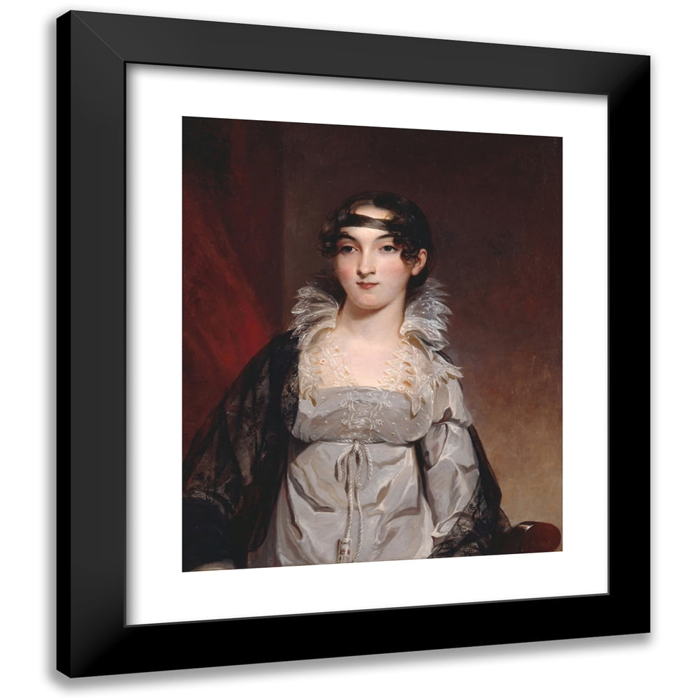 Thomas Sully 15x18 Black Modern Framed Museum Art Print Titled - Mrs ...