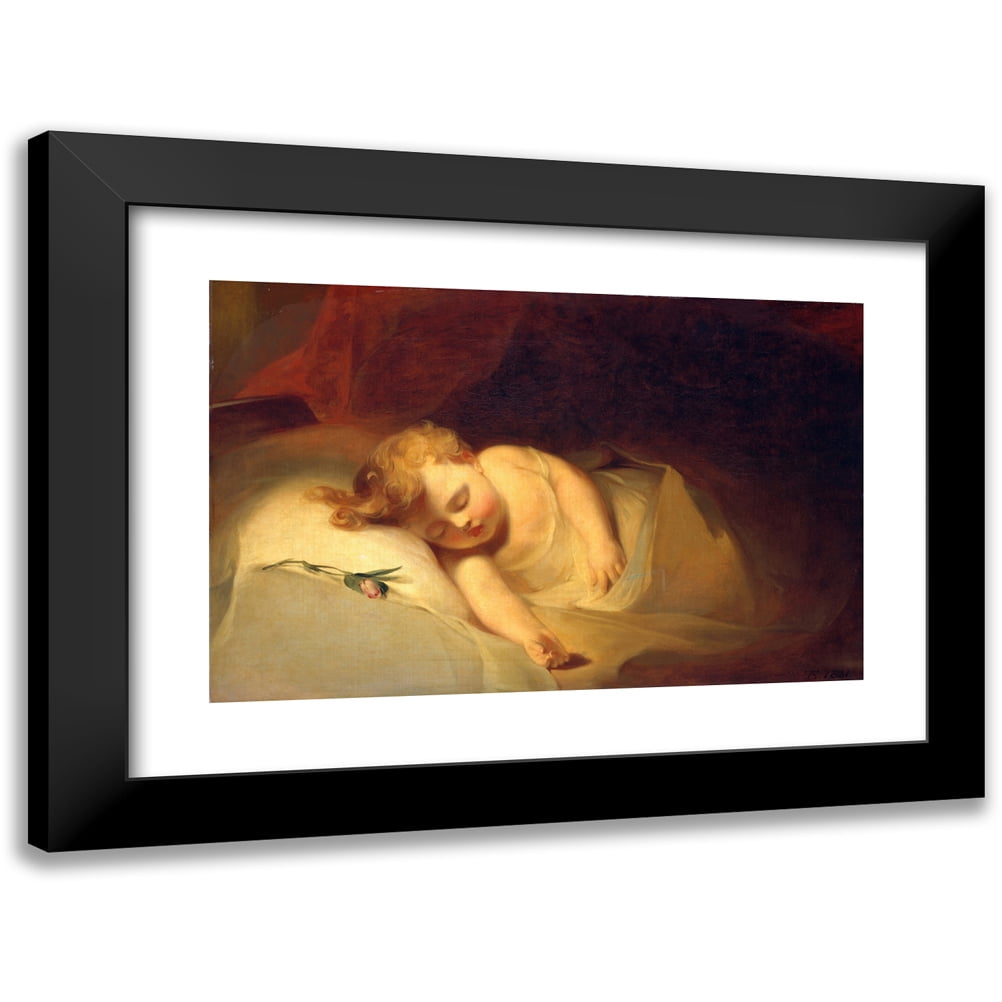 Thomas Sully 24x17 Black Modern Framed Museum Art Print Titled - Child ...