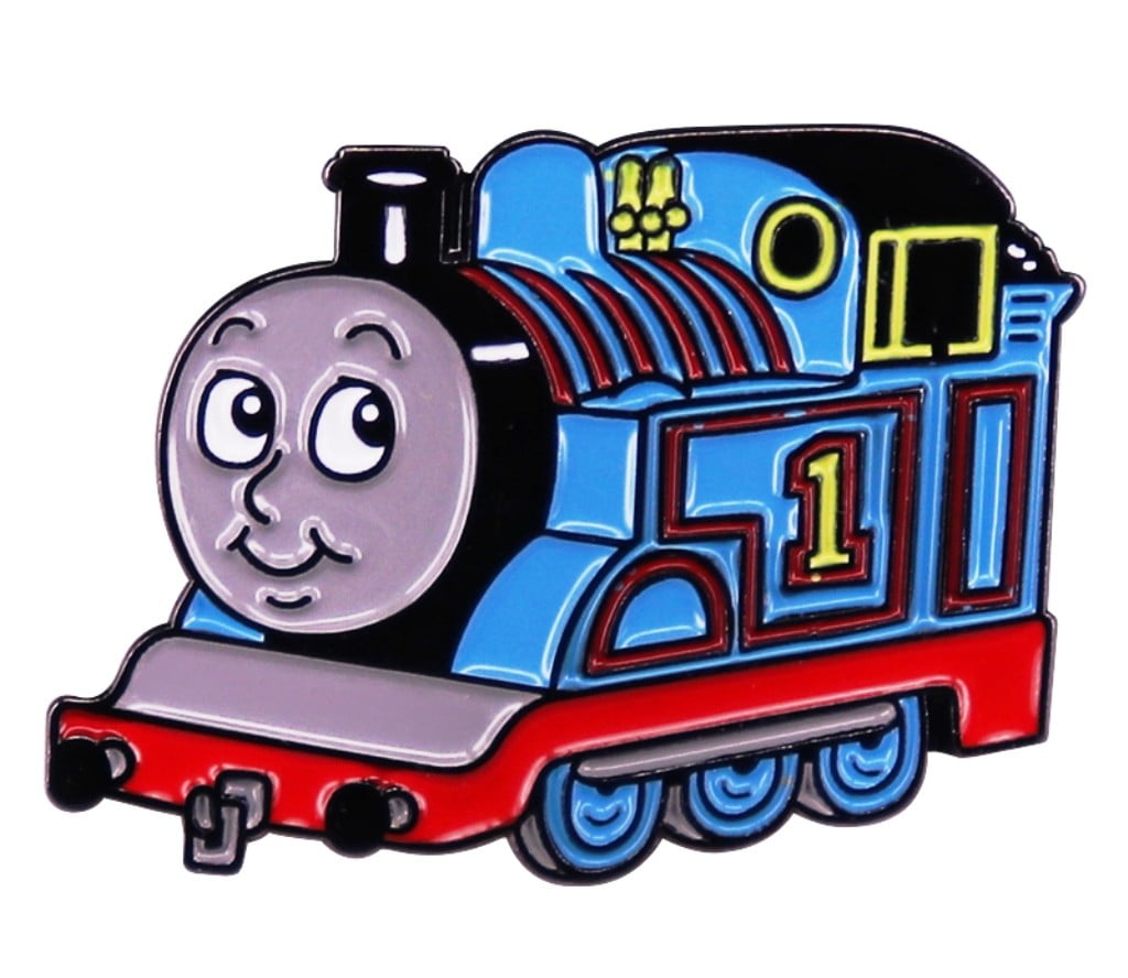Thomas The Tank Cartoon Character 1 Inch Tall Enamel Metal Pin ...