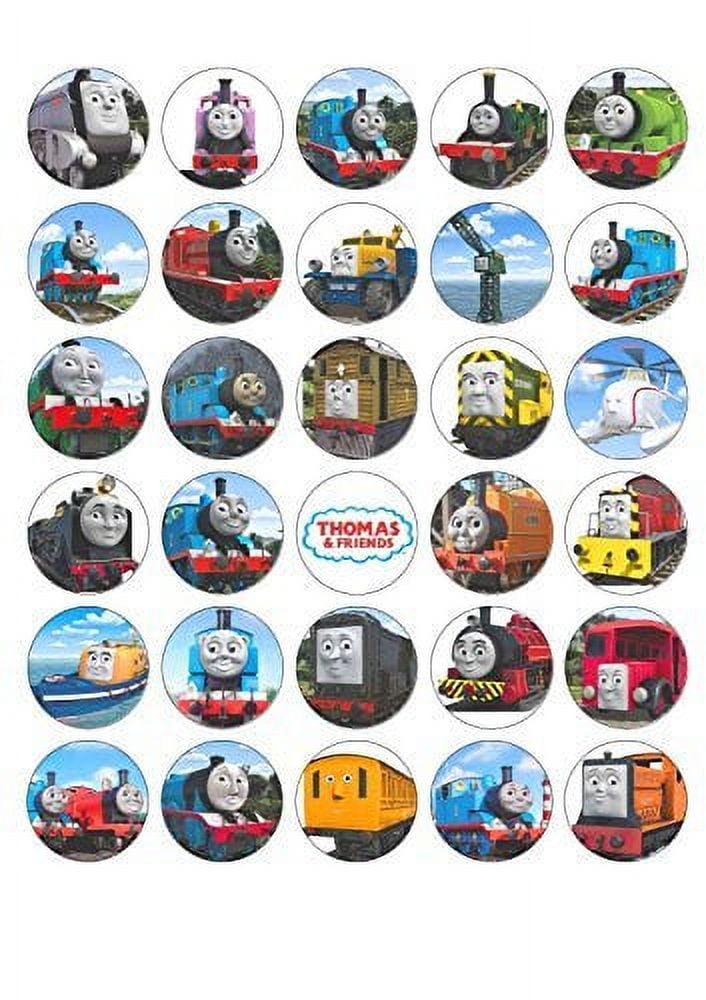 Free Printable Thomas The Train Cupcake Toppers