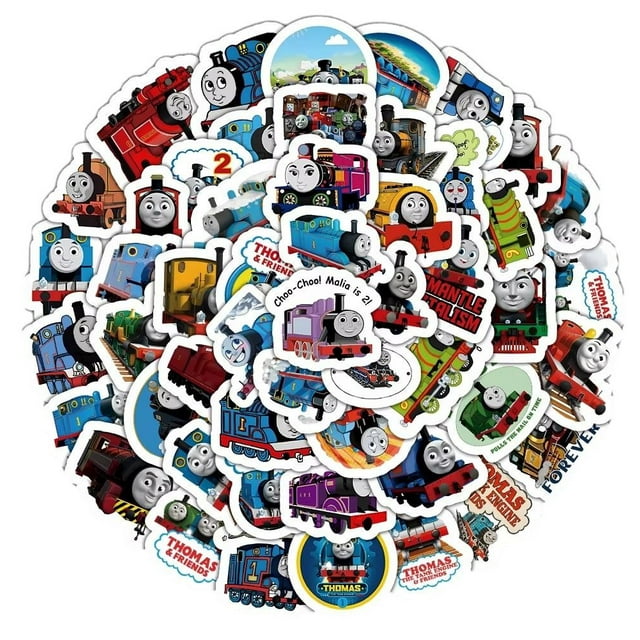 Thomas The Tank Themed Set of 50 Assorted Stickers Decal Set - Walmart.com