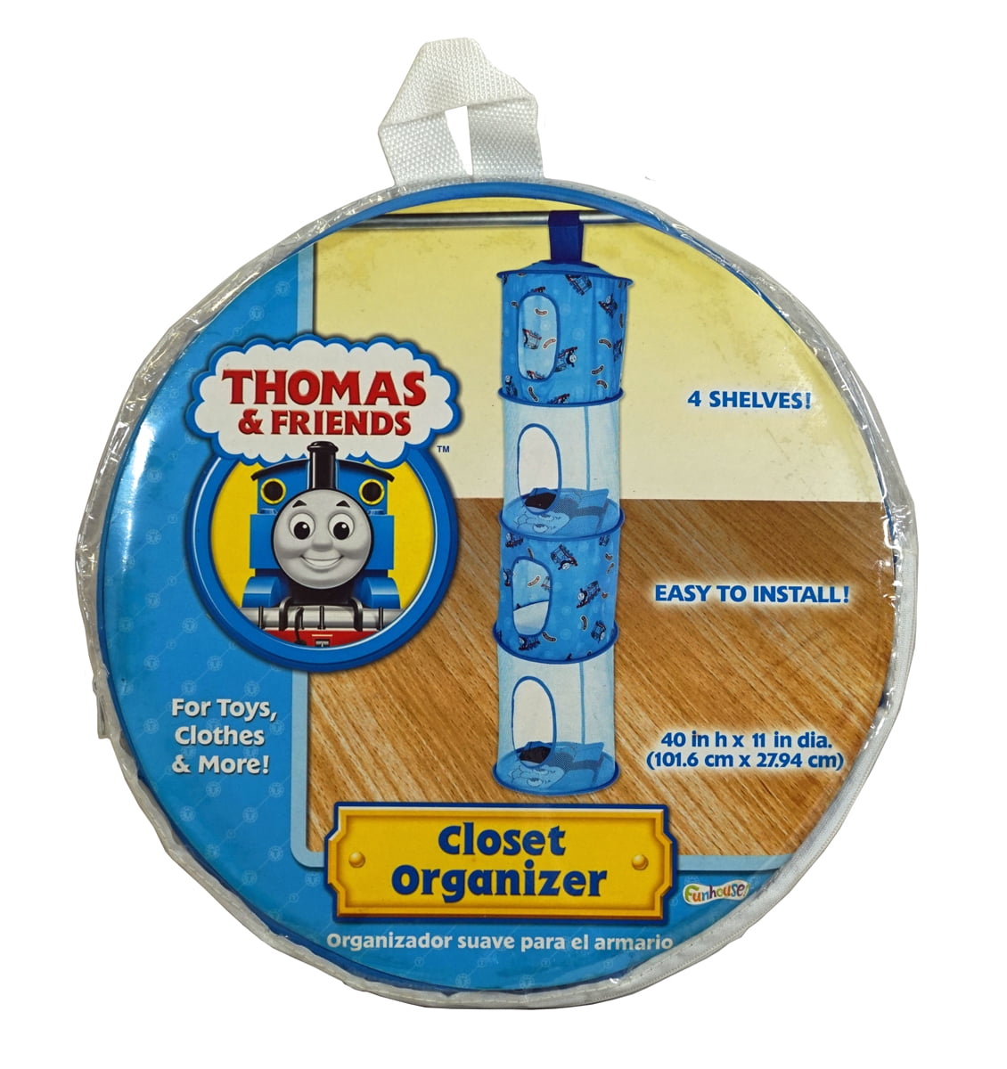 Thomas The Train & Friends 4 Shelf Closet Organizer - Walmart.com