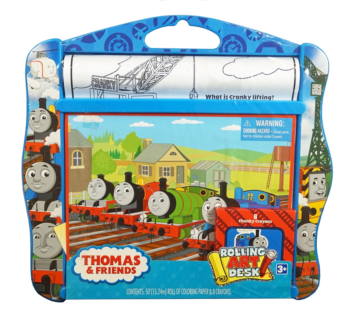 Thomas & Friends Rolling Art 50 ft Coloring Paper with 8 Crayons ...