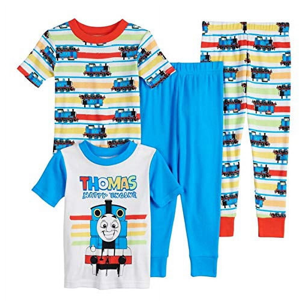 Thomas The Train Toddler Boy's Happy Engine 4-Piece Pajama Set, Size 3T ...