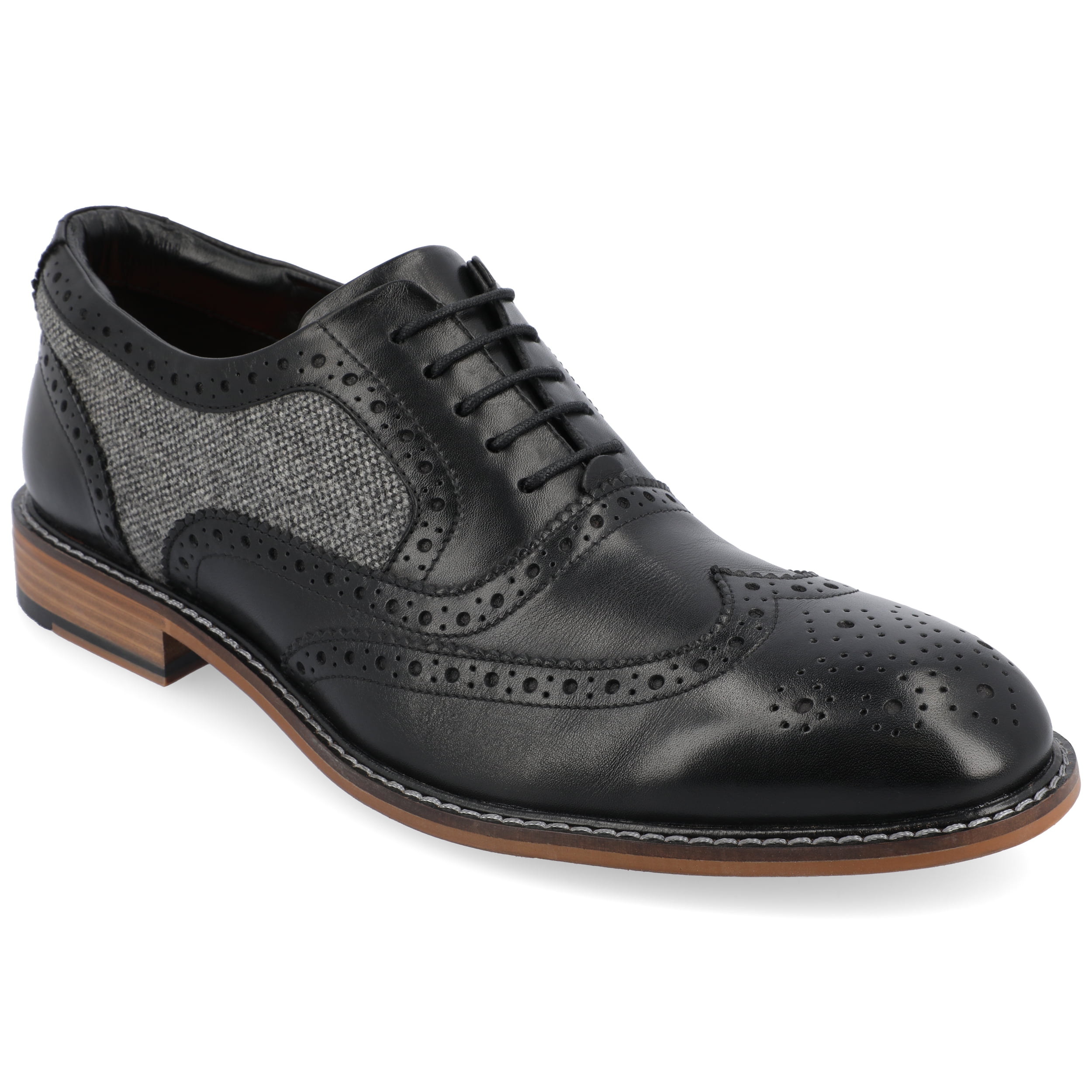 Thomas & Vine Alister Wingtip Dress Shoe - Walmart.com