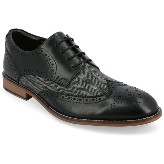 Thomas & Vine Filmore Wingtip Dress Shoe - Walmart.com