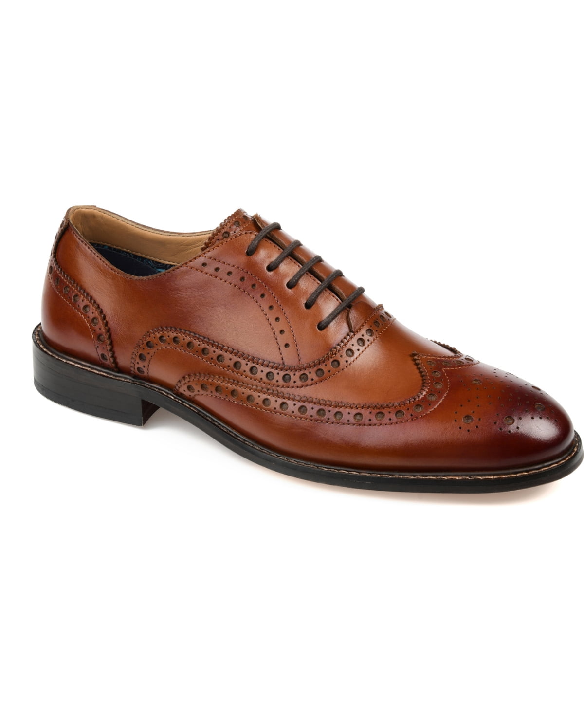 Thomas & Vine Men's Franklin Wingtip Oxford Shoes Brown Size 9 M ...