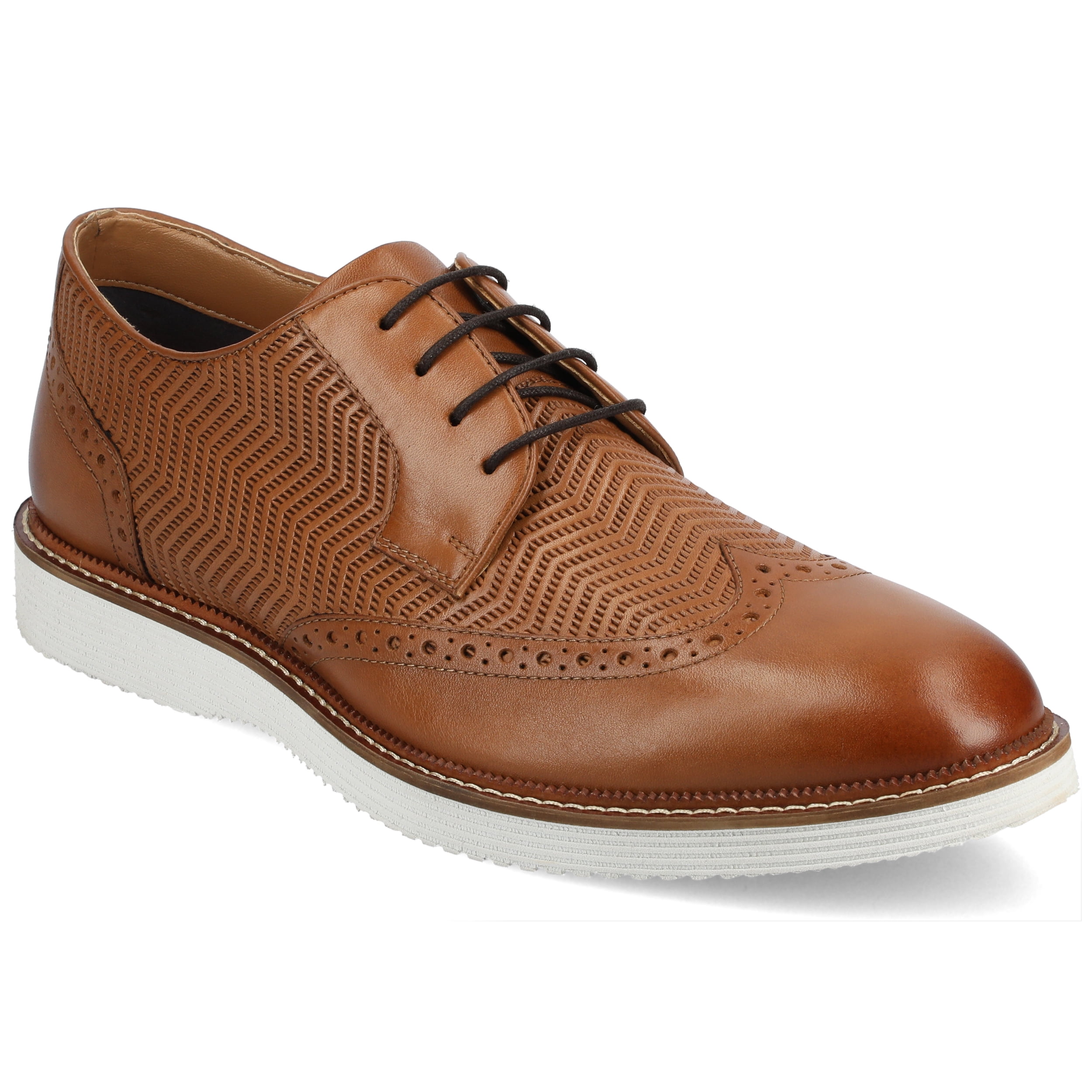 Thomas & Vine Mens Baxter Wingtip Lace-up Derby - Walmart.com