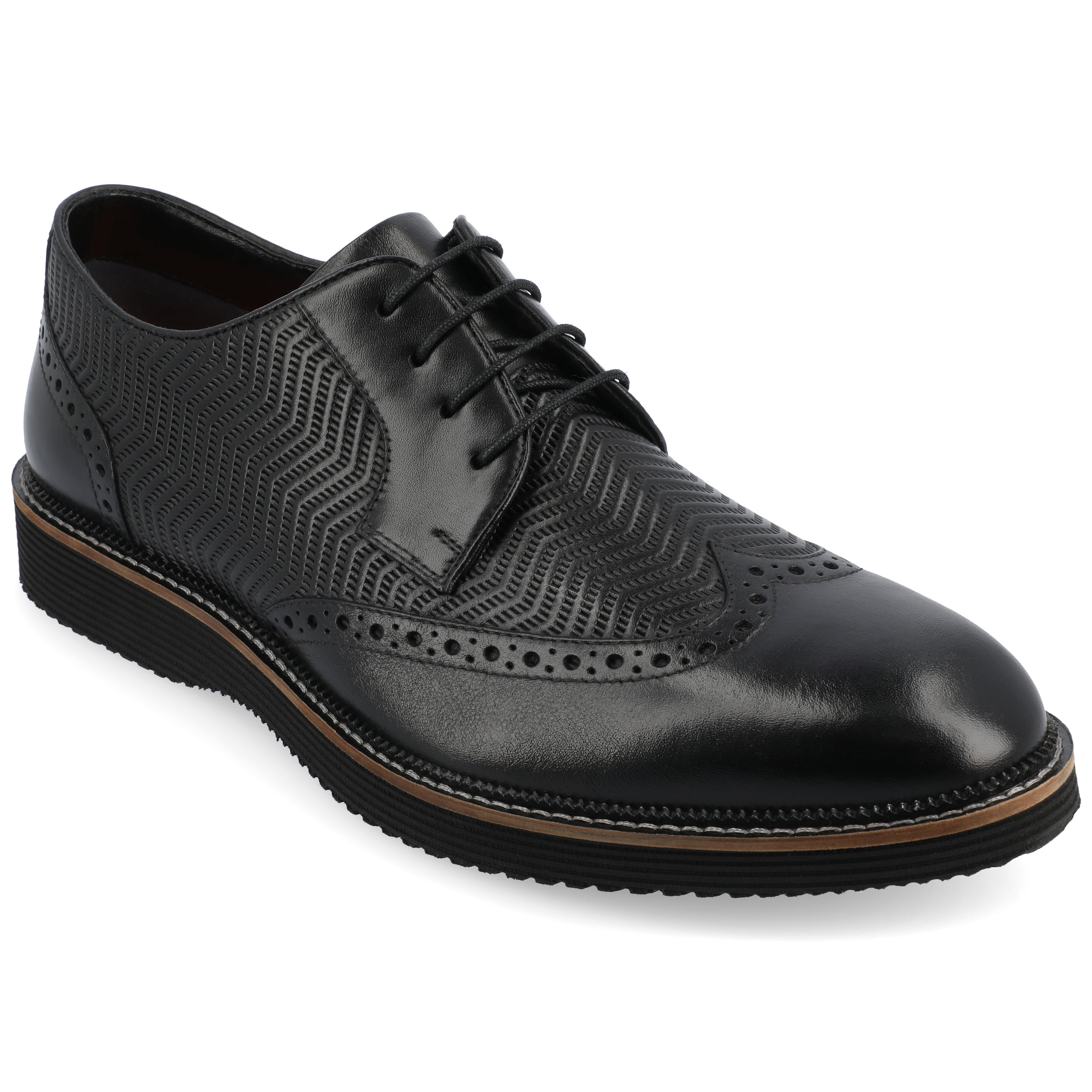 Thomas & Vine Mens Baxter Tru Comfort Foam Wingtip Lace-up Derby ...