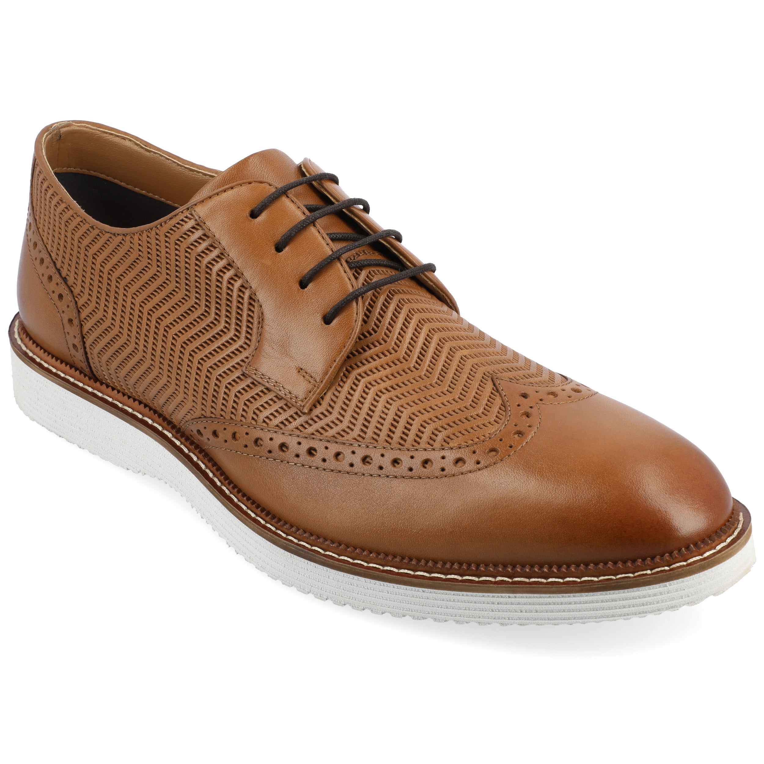 Thomas & Vine Mens Baxter Tru Comfort Foam Wingtip Lace-up Derby ...