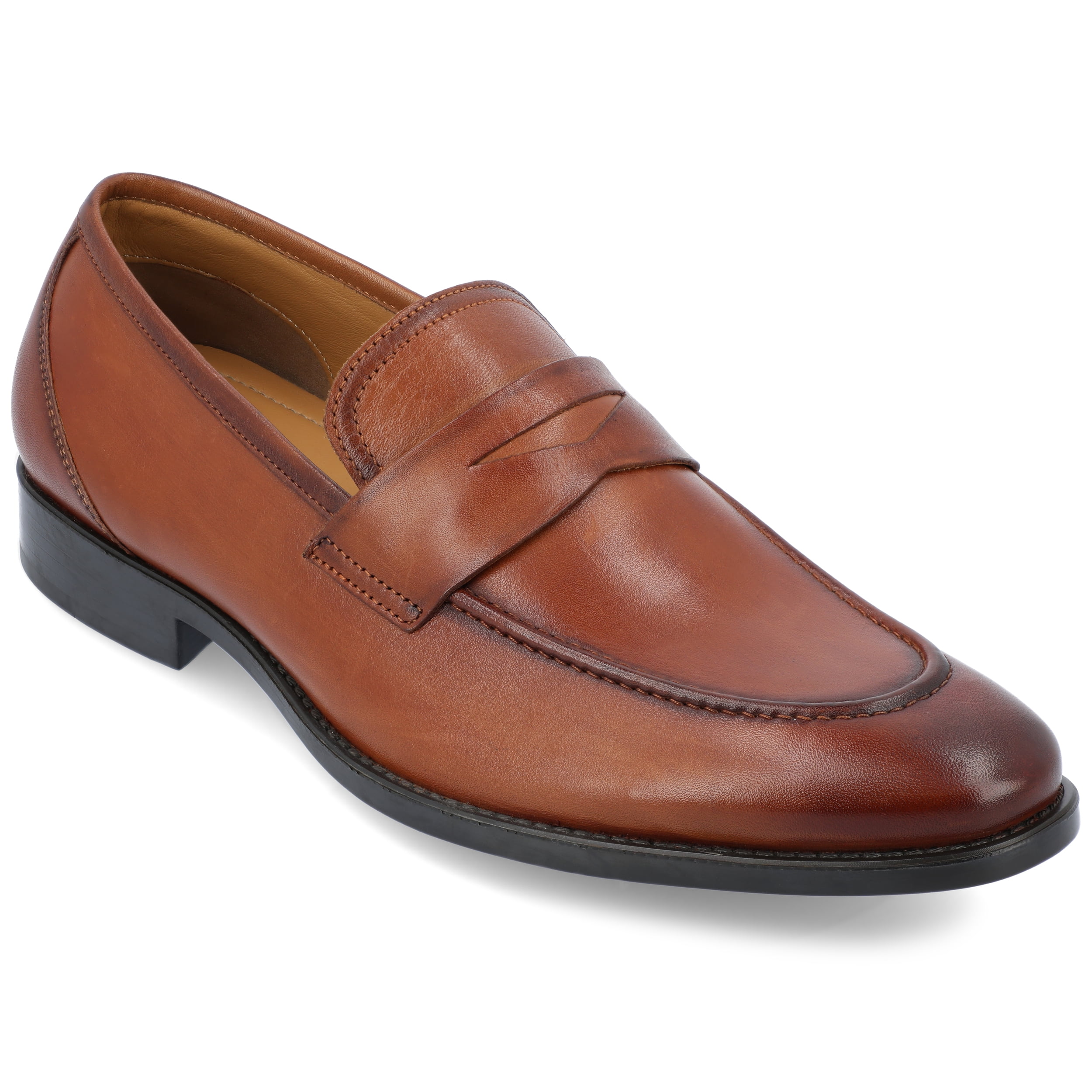 Thomas & Vine Mens Bishop Slip-on Apron Toe Loafer, Widths Available ...
