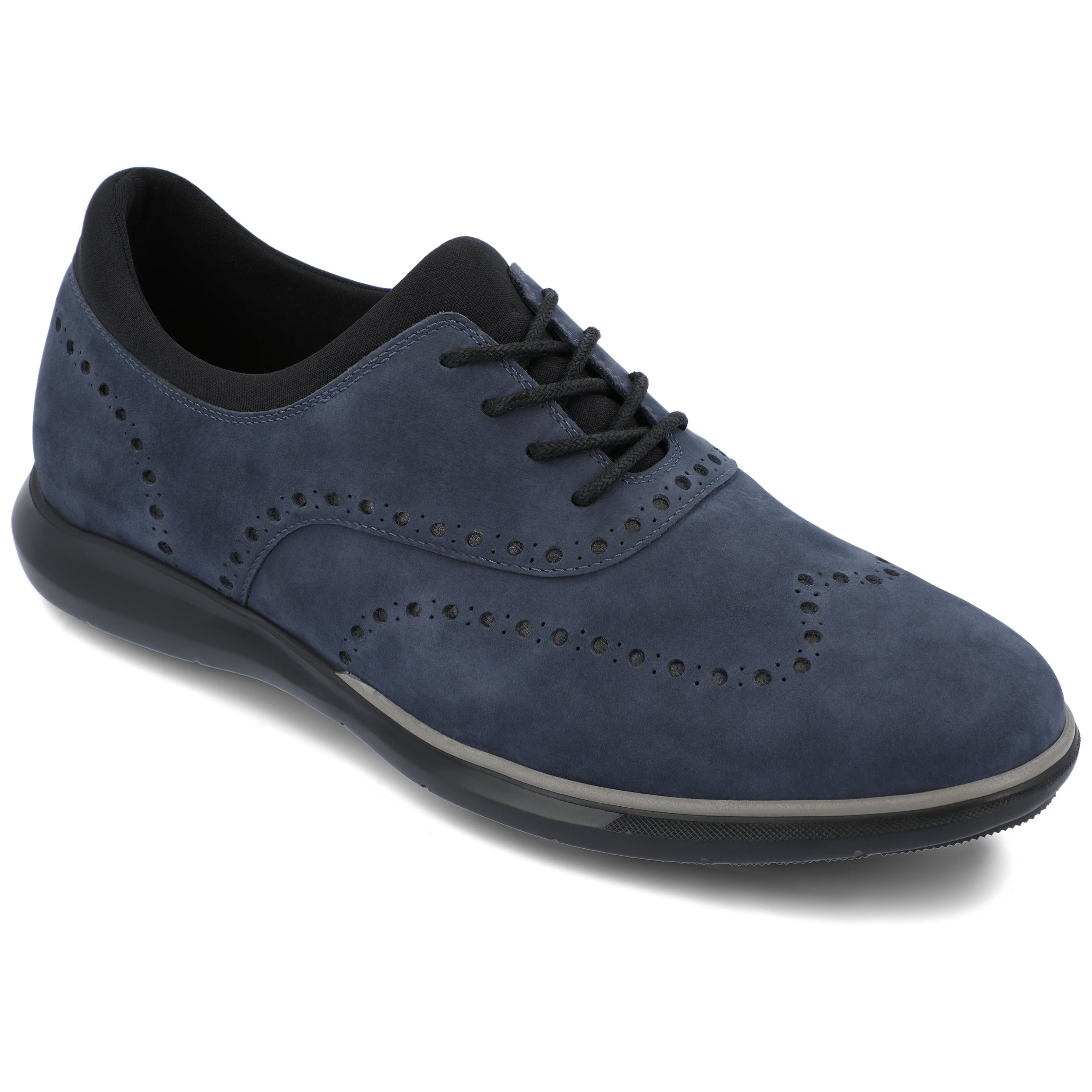Thomas & Vine Mens Bronson Lace-up Wingtip Hybrid Dress Shoe - Walmart.com