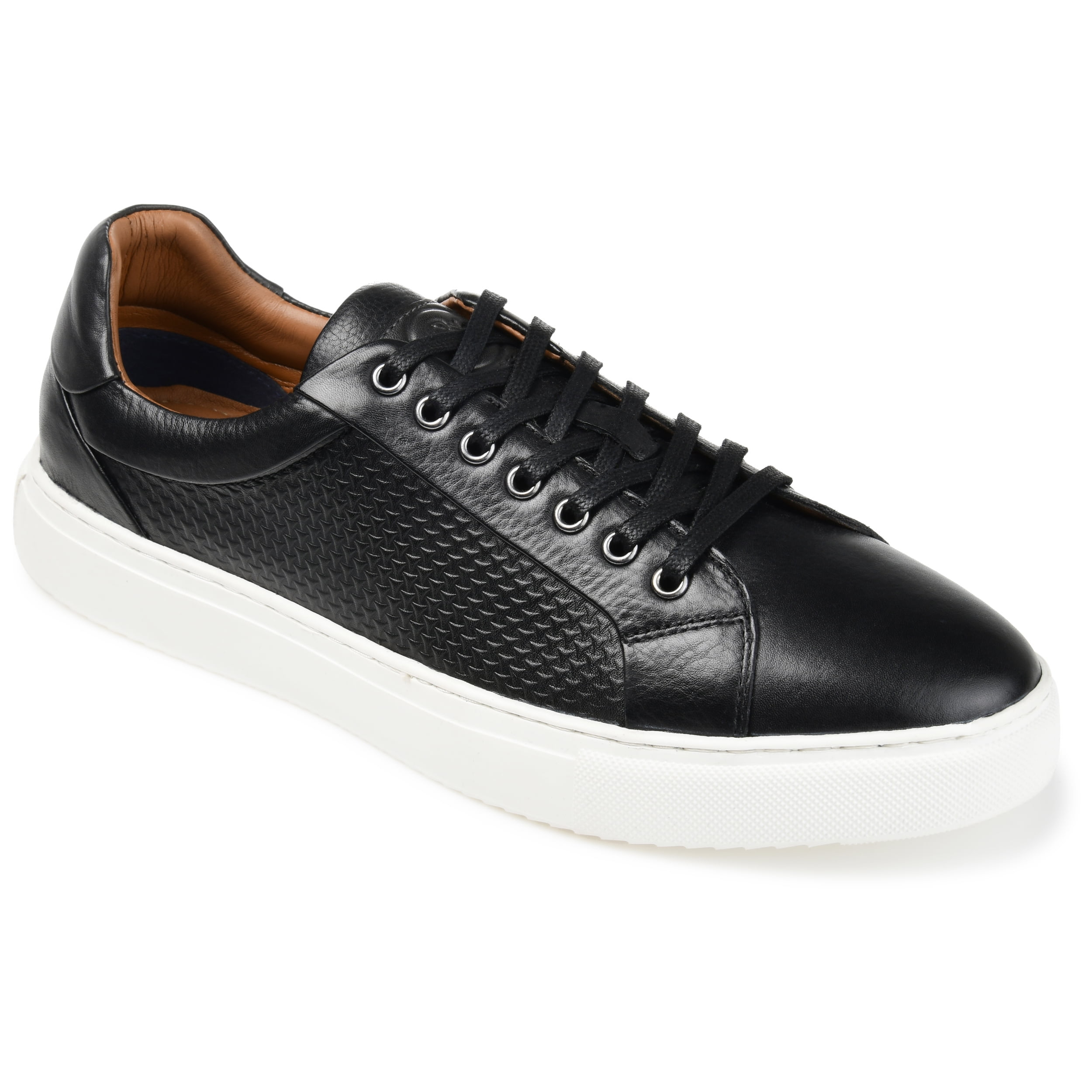 Thomas & Vine Mens Canton Lace-up Round Toe Sneaker - Walmart.com