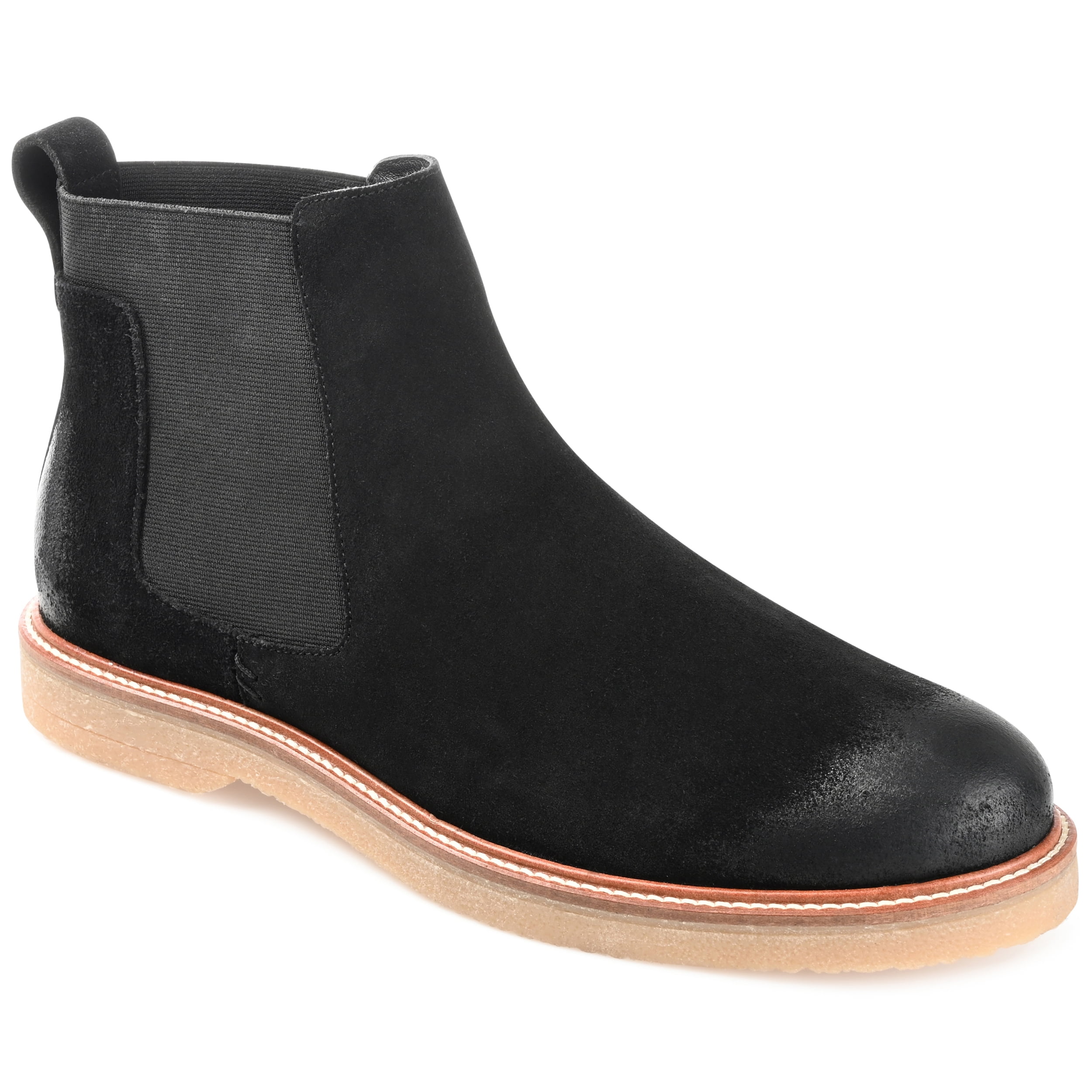 Thomas & Vine Mens Cedric Pull-on Round Toe Chelsea Boot - Walmart.com