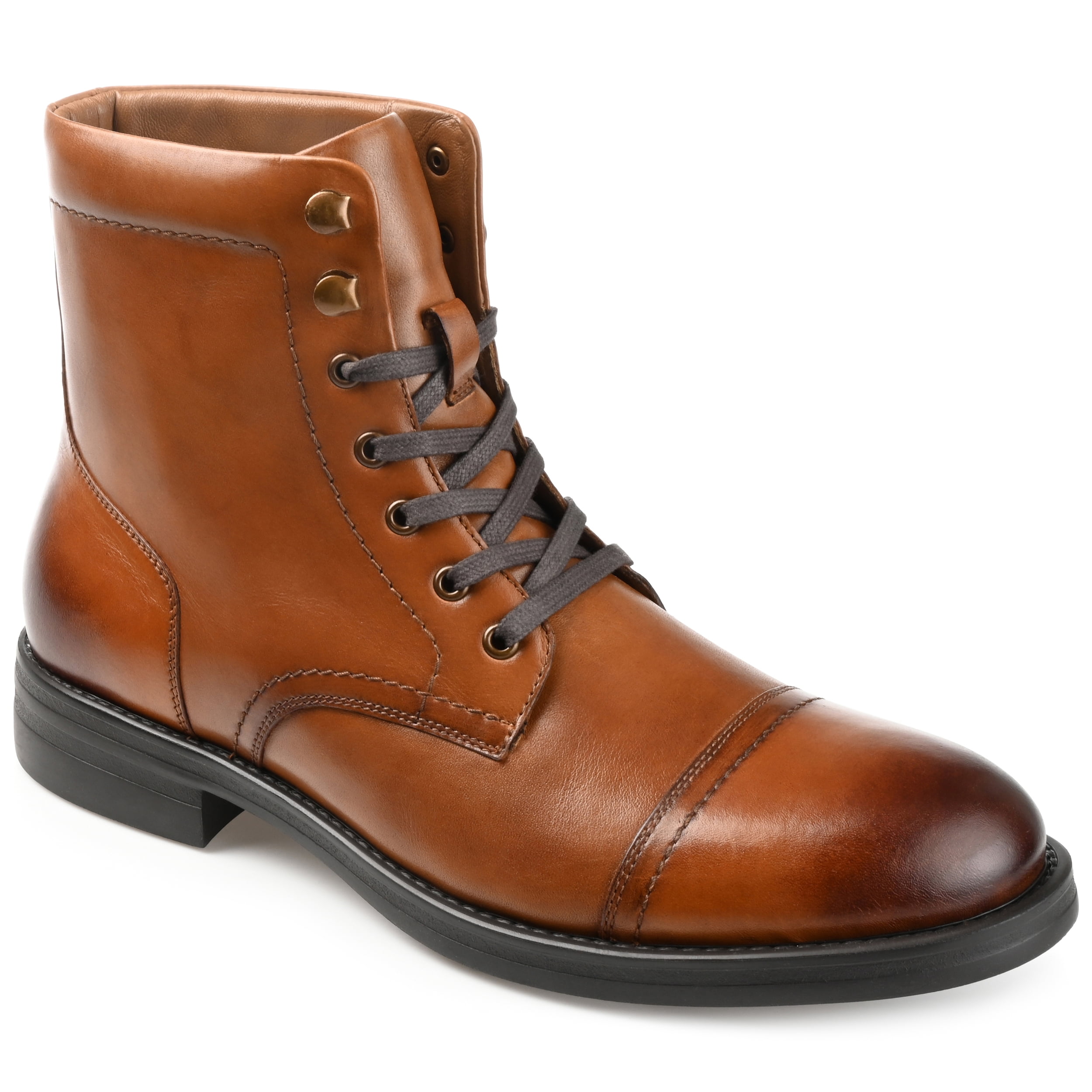 Thomas & Vine Mens Darko Lace-up Cap Toe Ankle Boot, Widths Available ...