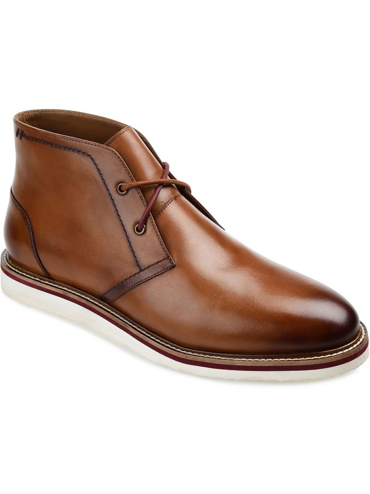 Thomas & Vine Mens Leather Ankle Chukka Boots - Walmart.com