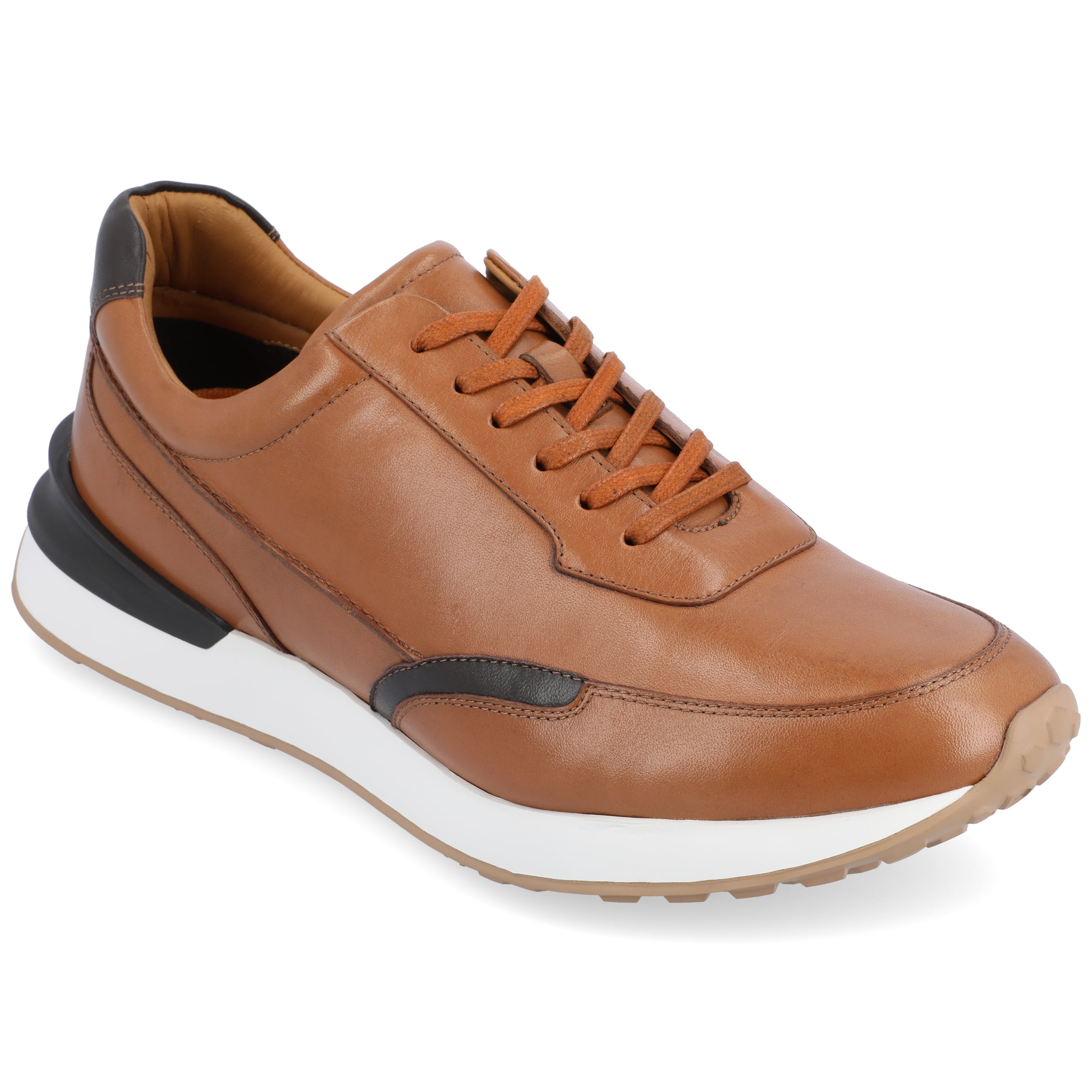 Thomas & Vine Mens Lowe Casual Lace-up Leather Sneaker - Walmart.com