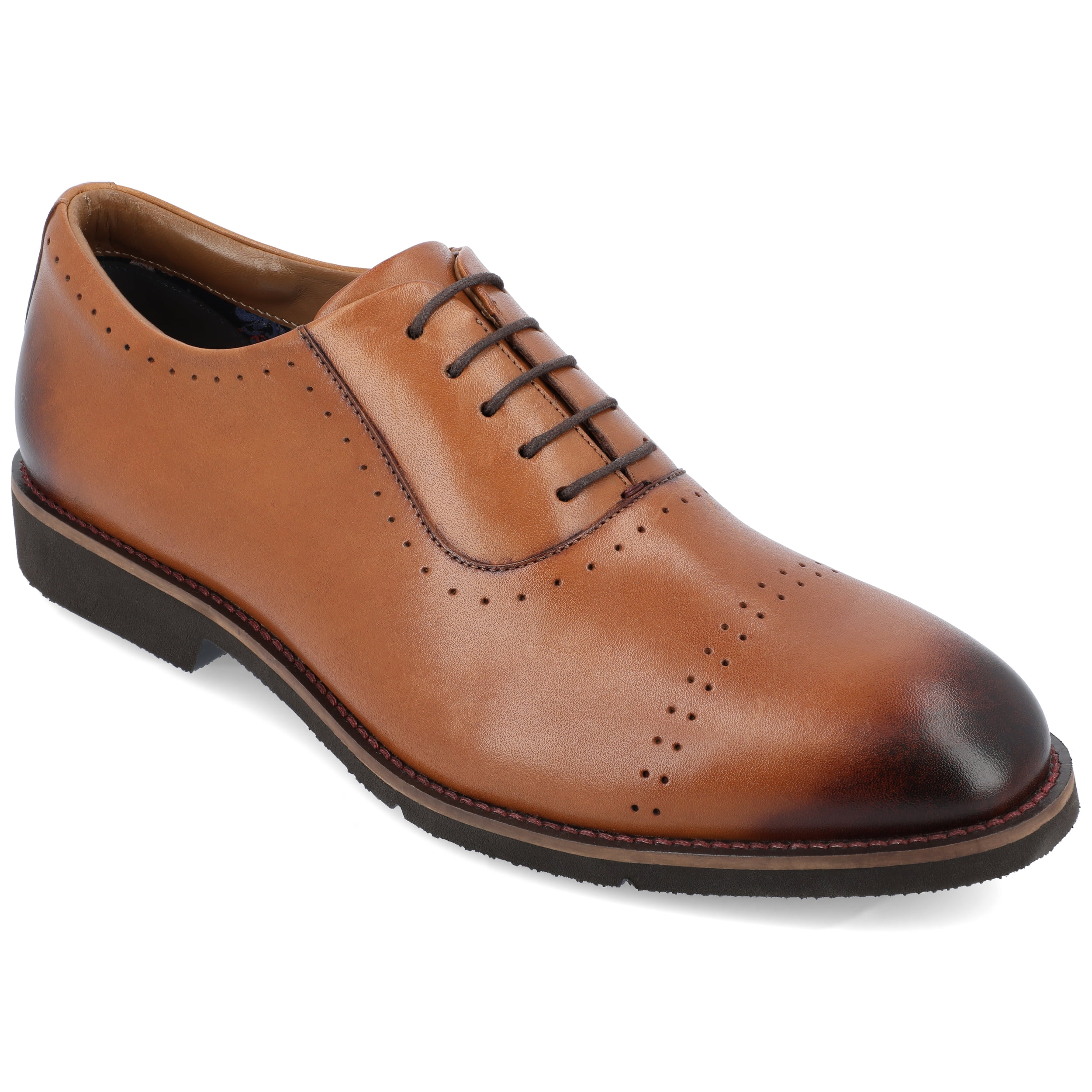 Thomas & Vine Mens Morey Lace-up Round Toe Oxford - Walmart.com