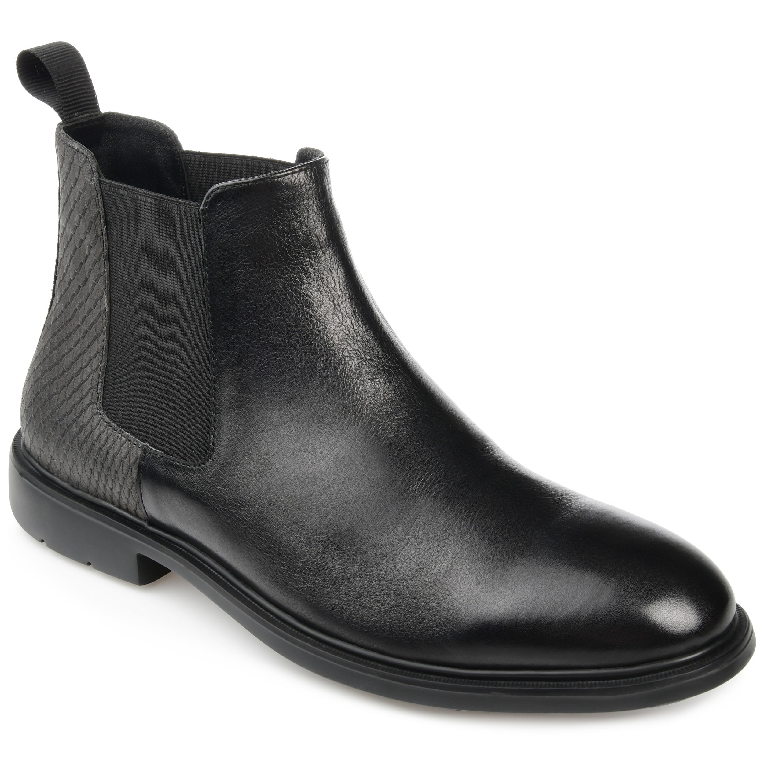 Thomas & Vine Mens Oswald Pull-on Round Toe Chelsea Boot - Walmart.com