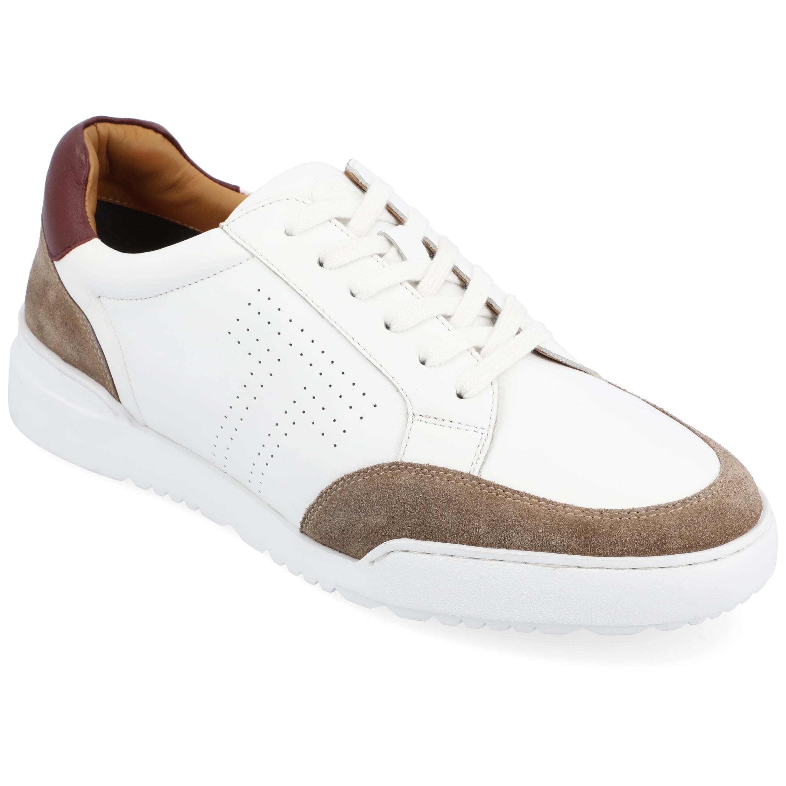 Thomas & Vine Mens Roderick Lace-up Casual Leather Sneaker - Walmart.com