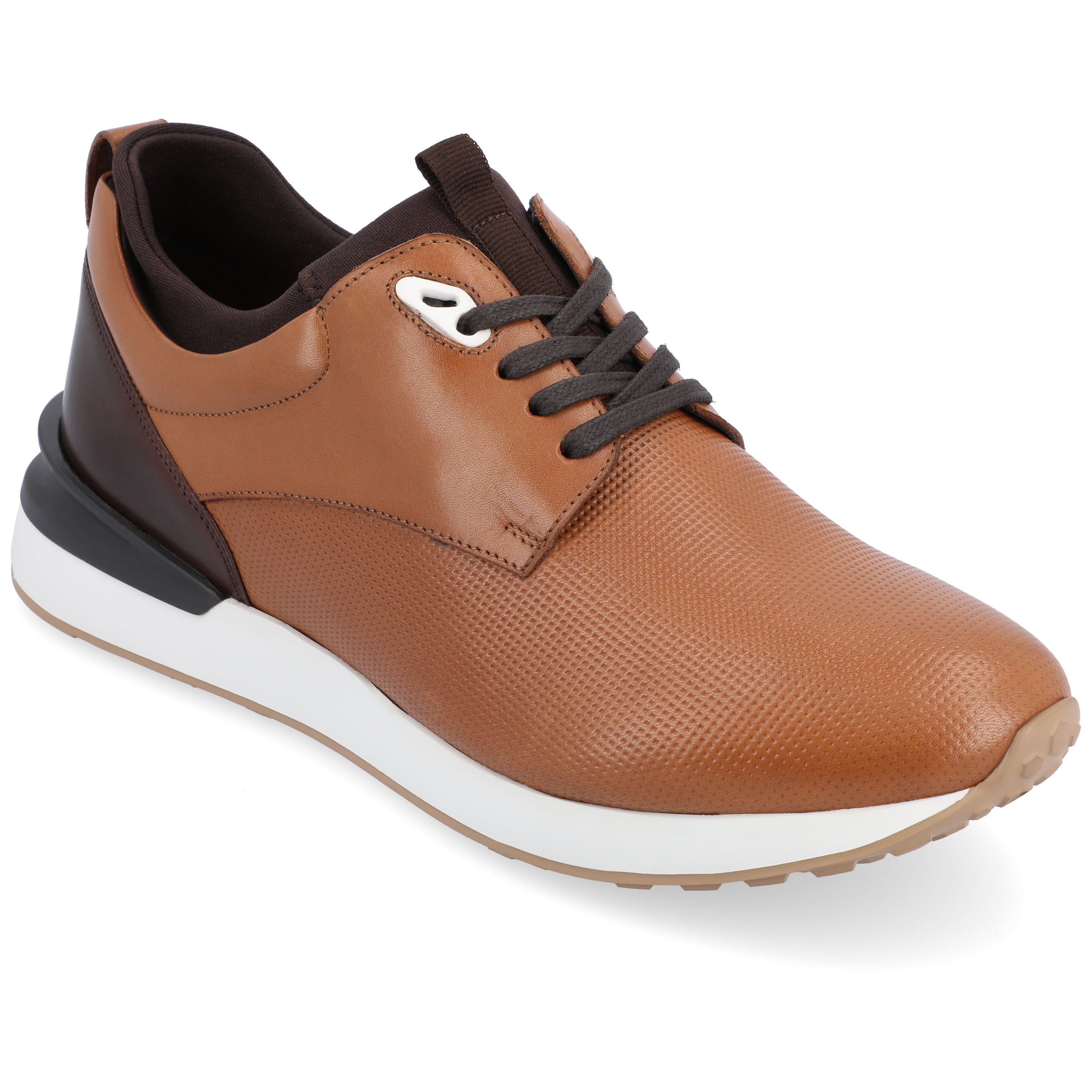 Thomas & Vine Mens Zach Casual Lace-up Leather Sneaker - Walmart.com