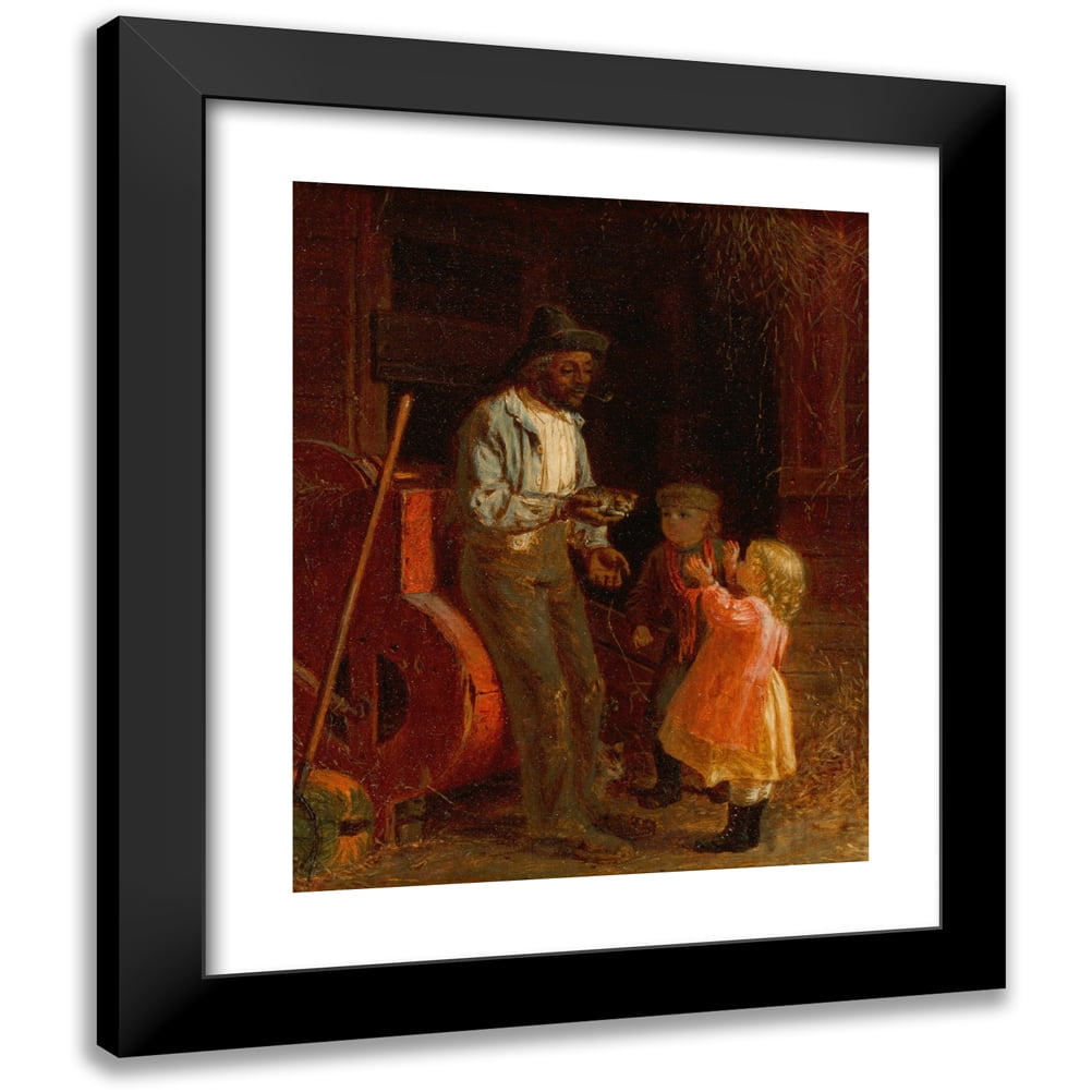 Thomas Waterman Wood 12x14 Black Modern Framed Museum Art Print Titled ...