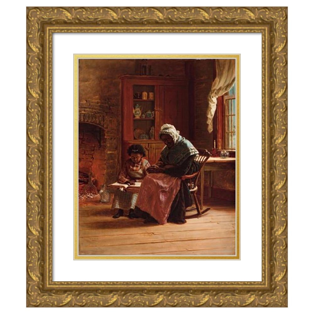 Thomas Waterman Wood 20x24 Gold Ornate Framed and Double Matted Museum ...