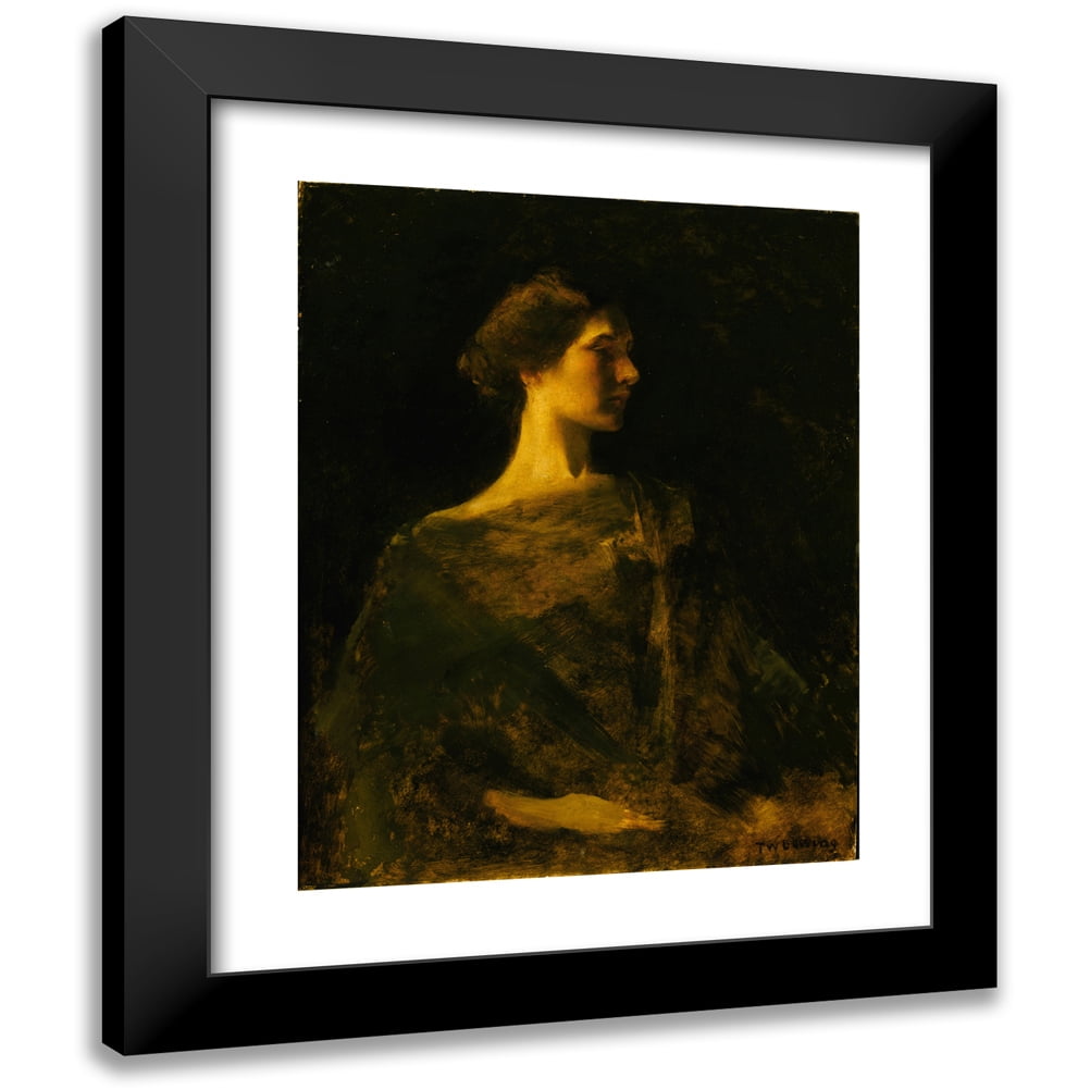 Thomas Wilmer Dewing 12x14 Black Modern Framed Museum Art Print Titled ...