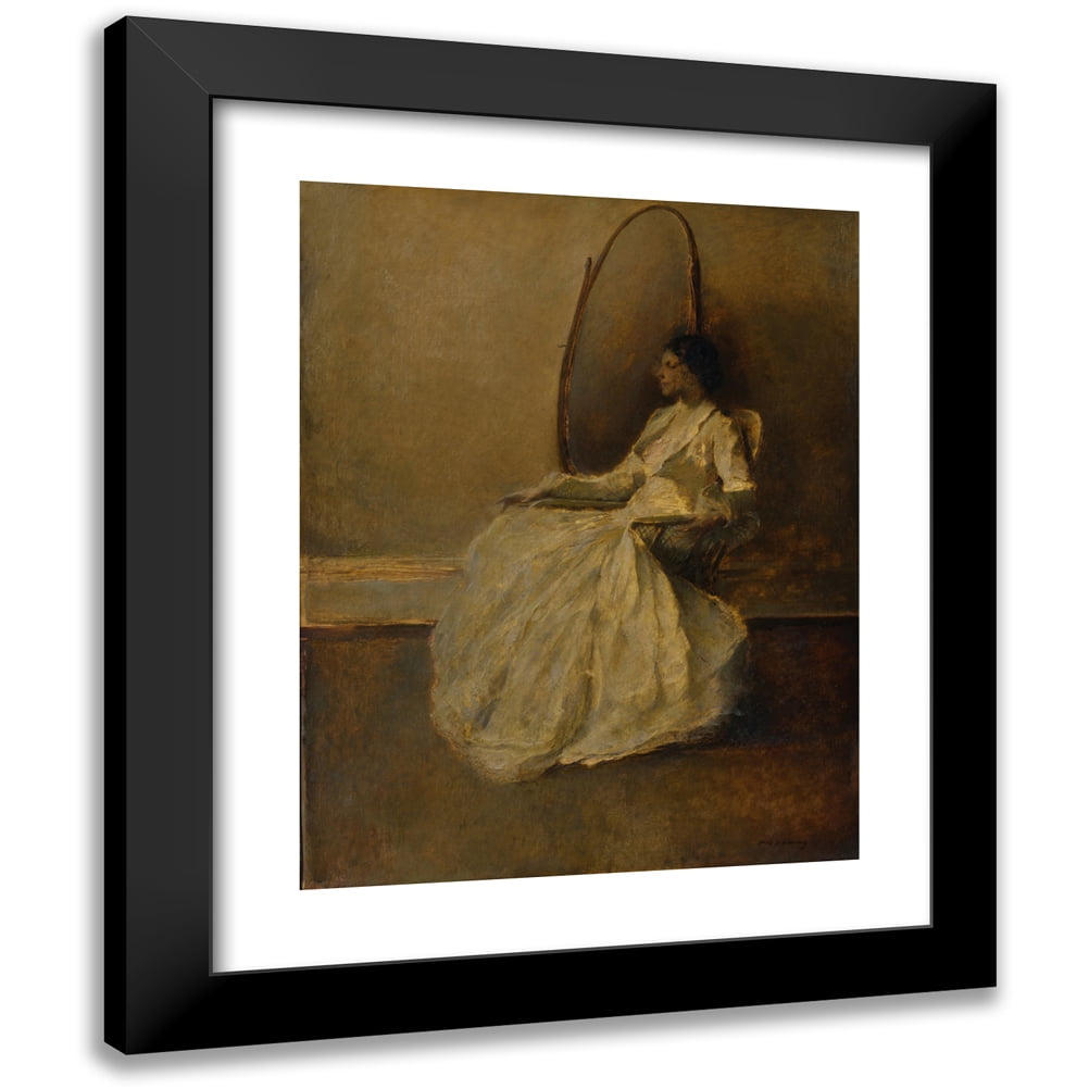 Thomas Wilmer Dewing 12x14 Black Modern Framed Museum Art Print Titled ...