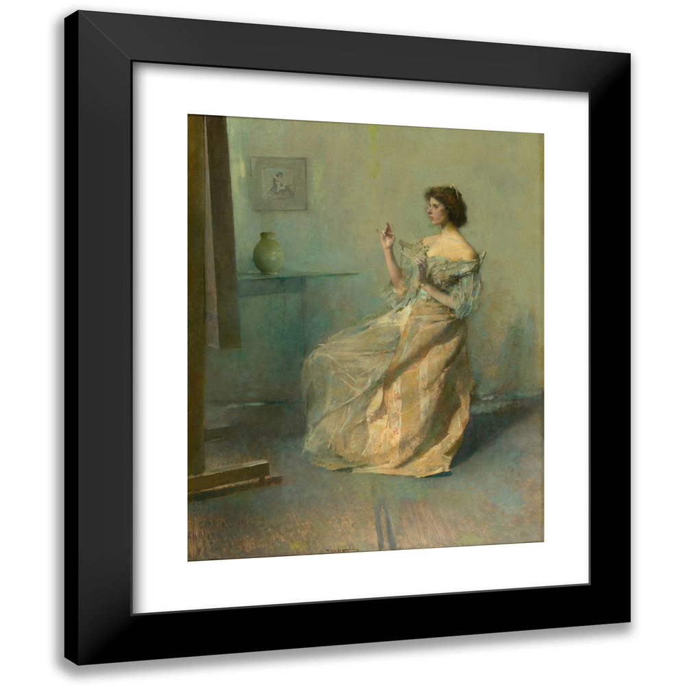Thomas Wilmer Dewing 12x14 Black Modern Framed Museum Art Print Titled ...