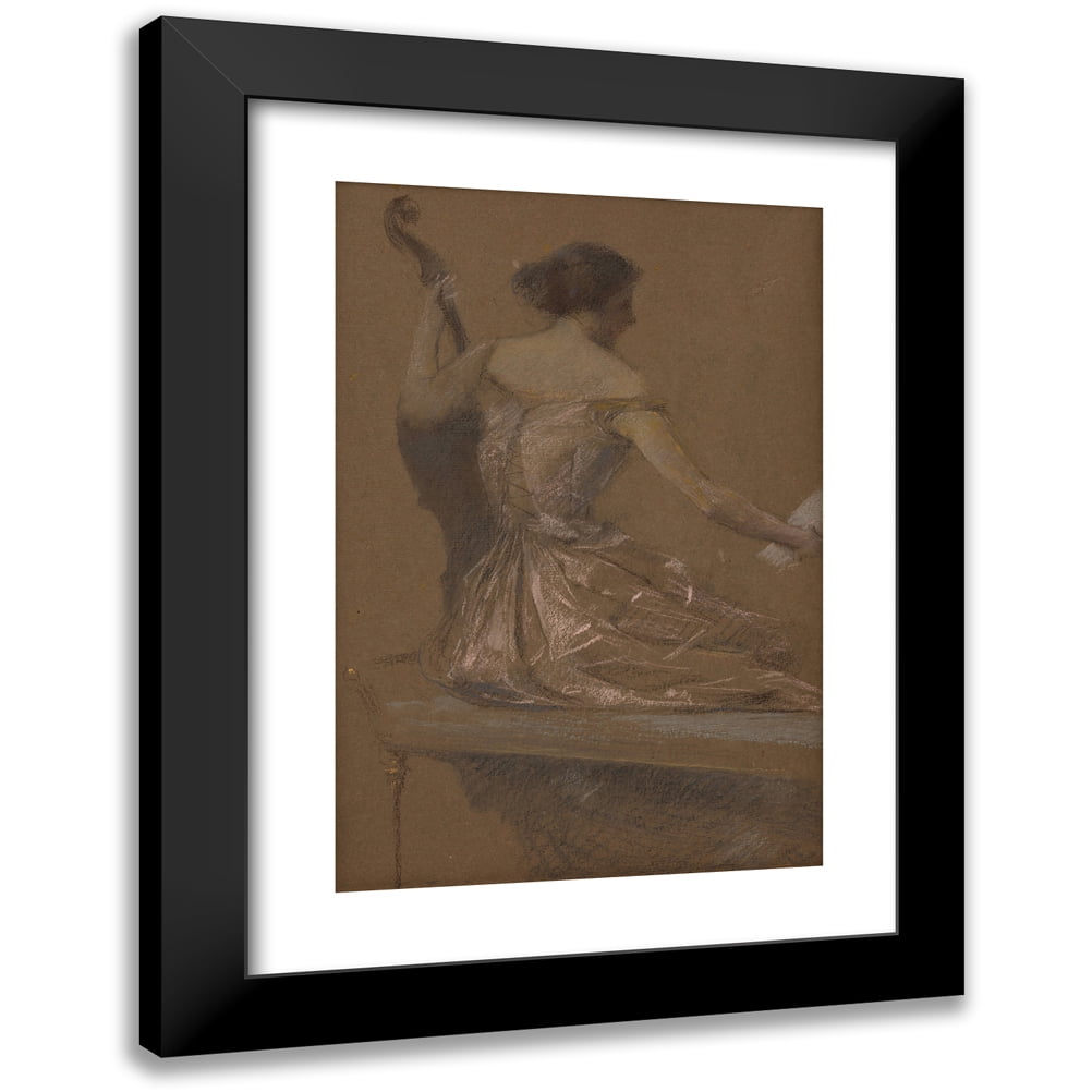 Thomas Wilmer Dewing 13x18 Black Modern Framed Museum Art Print Titled ...