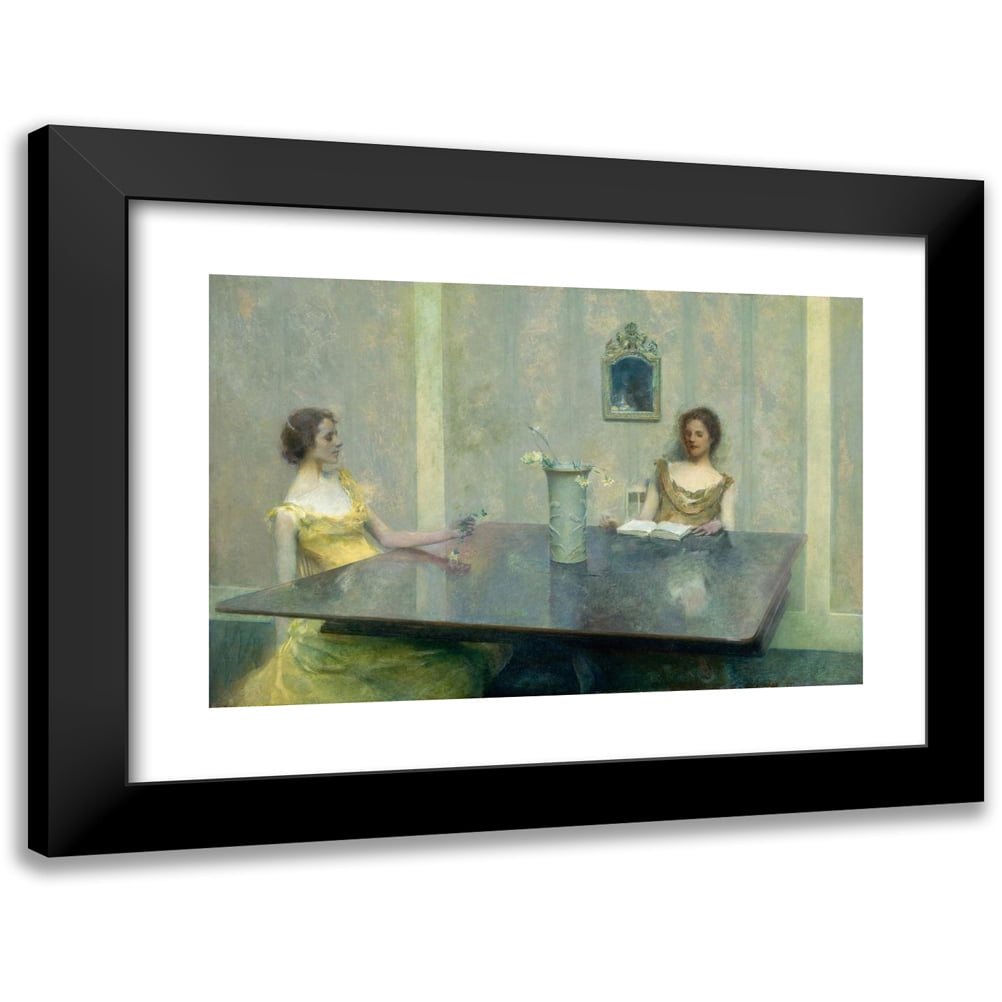 Thomas Wilmer Dewing 14x11 Black Modern Framed Museum Art Print Titled ...