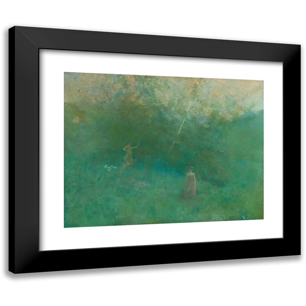 Thomas Wilmer Dewing 14x12 Black Modern Framed Museum Art Print Titled ...