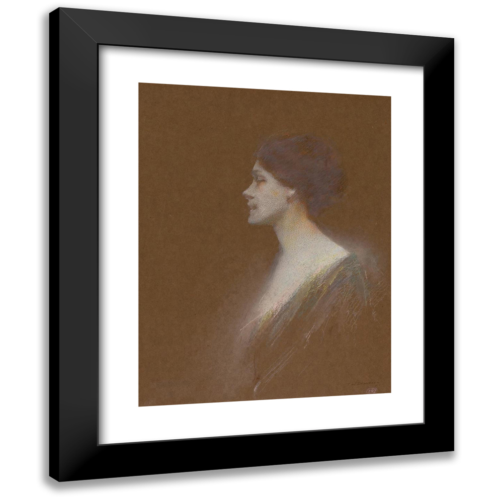 Thomas Wilmer Dewing 15x18 Black Modern Framed Museum Art Print Titled ...