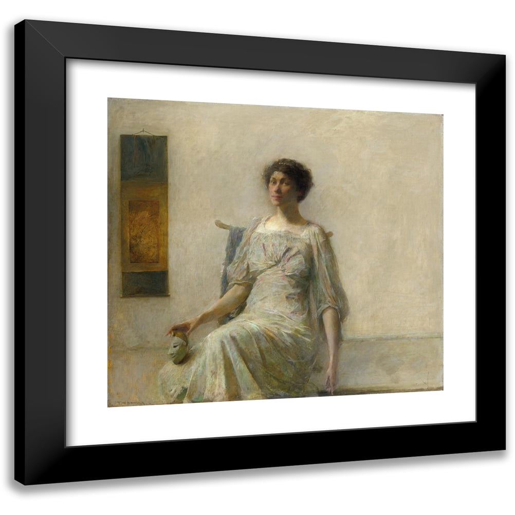 Thomas Wilmer Dewing 16x15 Black Modern Framed Museum Art Print Titled ...