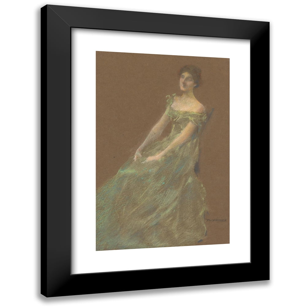 Thomas Wilmer Dewing 17x24 Black Modern Framed Museum Art Print Titled ...