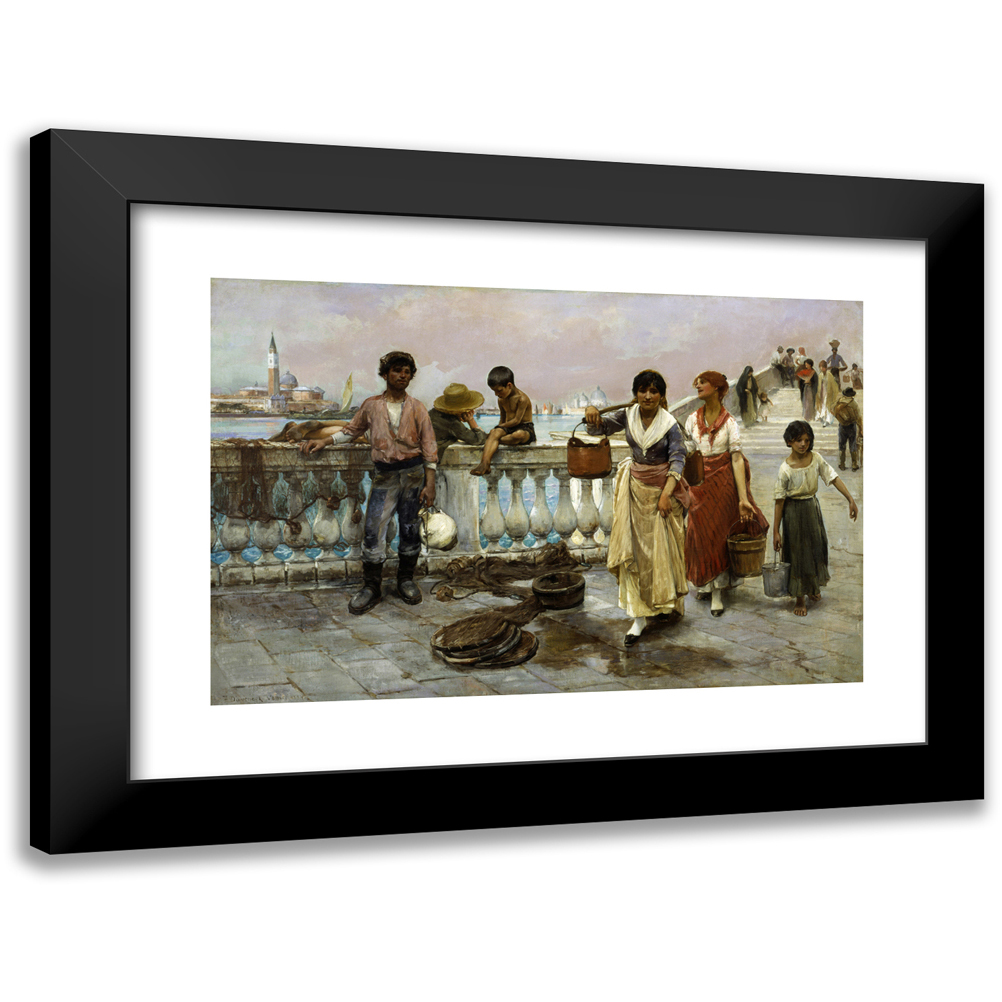 Thomas Wilmer Dewing 18x13 Black Modern Framed Museum Art Print Titled ...