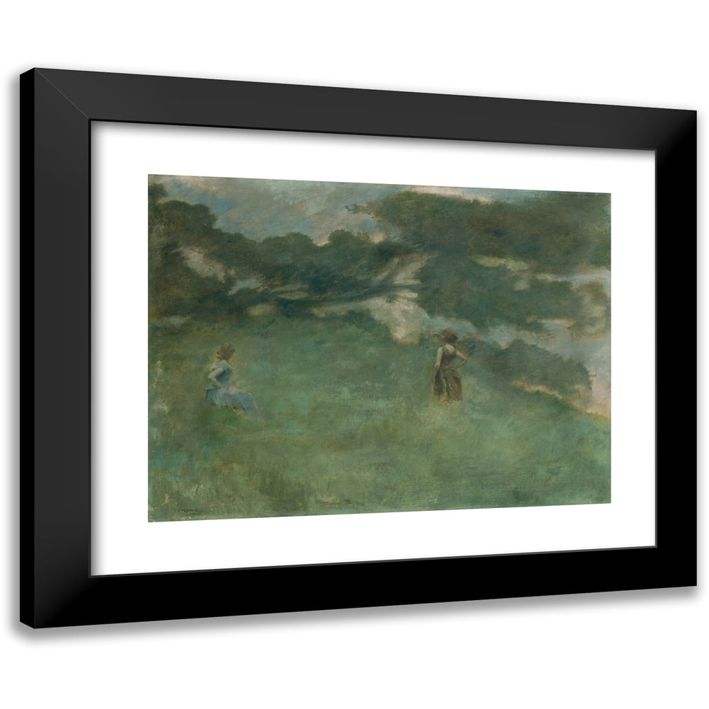 Thomas Wilmer Dewing 18x14 Black Modern Framed Museum Art Print Titled ...