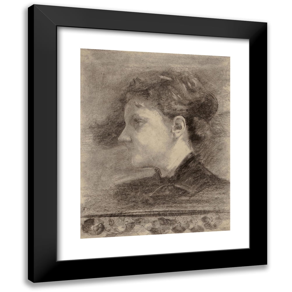 Thomas Wilmer Dewing 19x24 Black Modern Framed Museum Art Print Titled ...