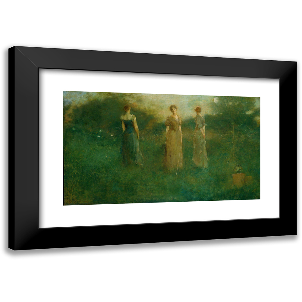 Thomas Wilmer Dewing 24x16 Black Modern Framed Museum Art Print Titled ...