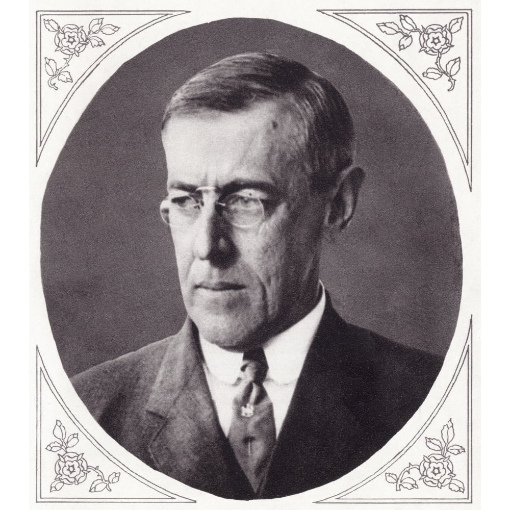 Thomas Woodrow Wilson 1856 To 1924. 28Th President Of The United States ...