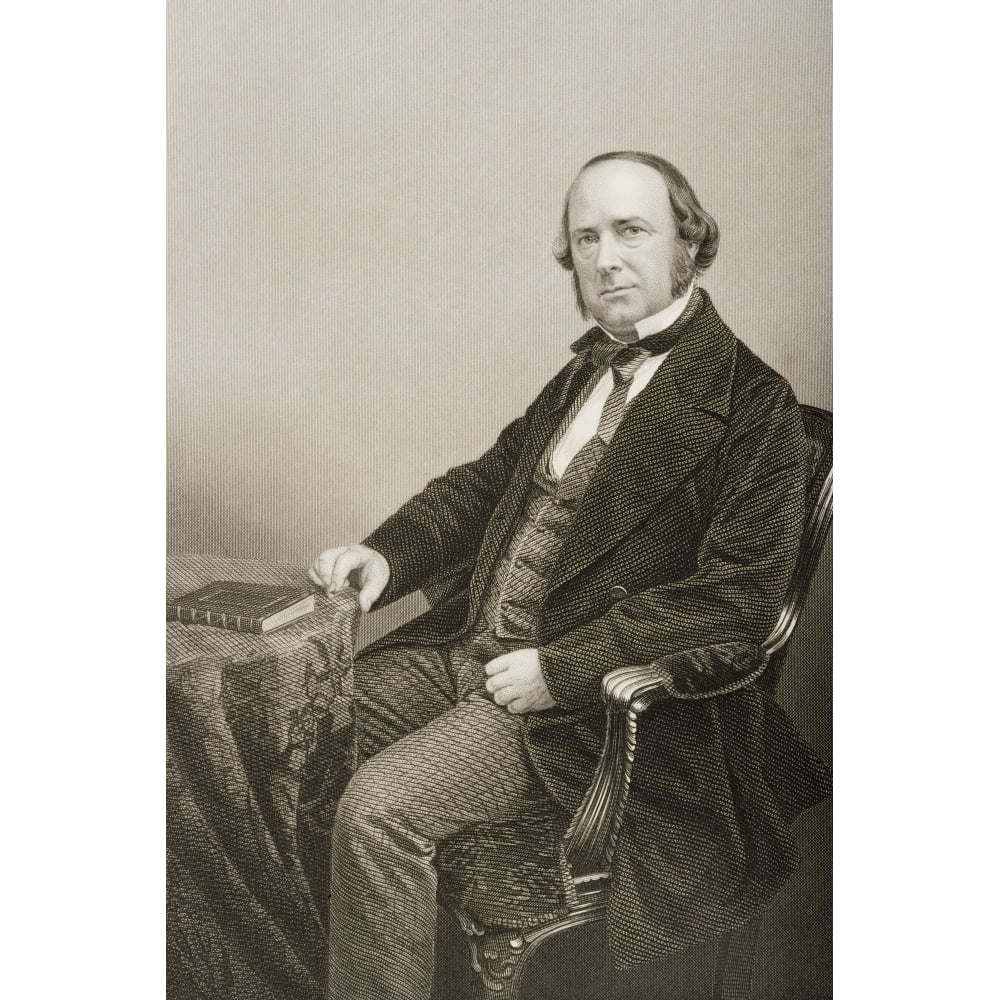 Thomas Wright 1810-1877. English Antiquarian And Writer.Engraved By D.J ...