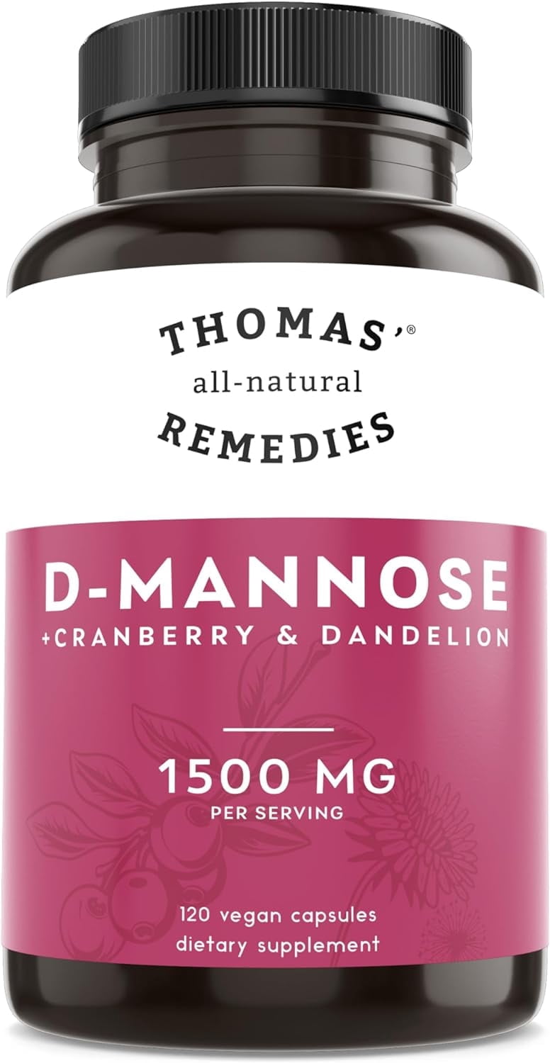 Thomas' all-natural Remedies D-mannose 1200mg - with Cranberry and ...