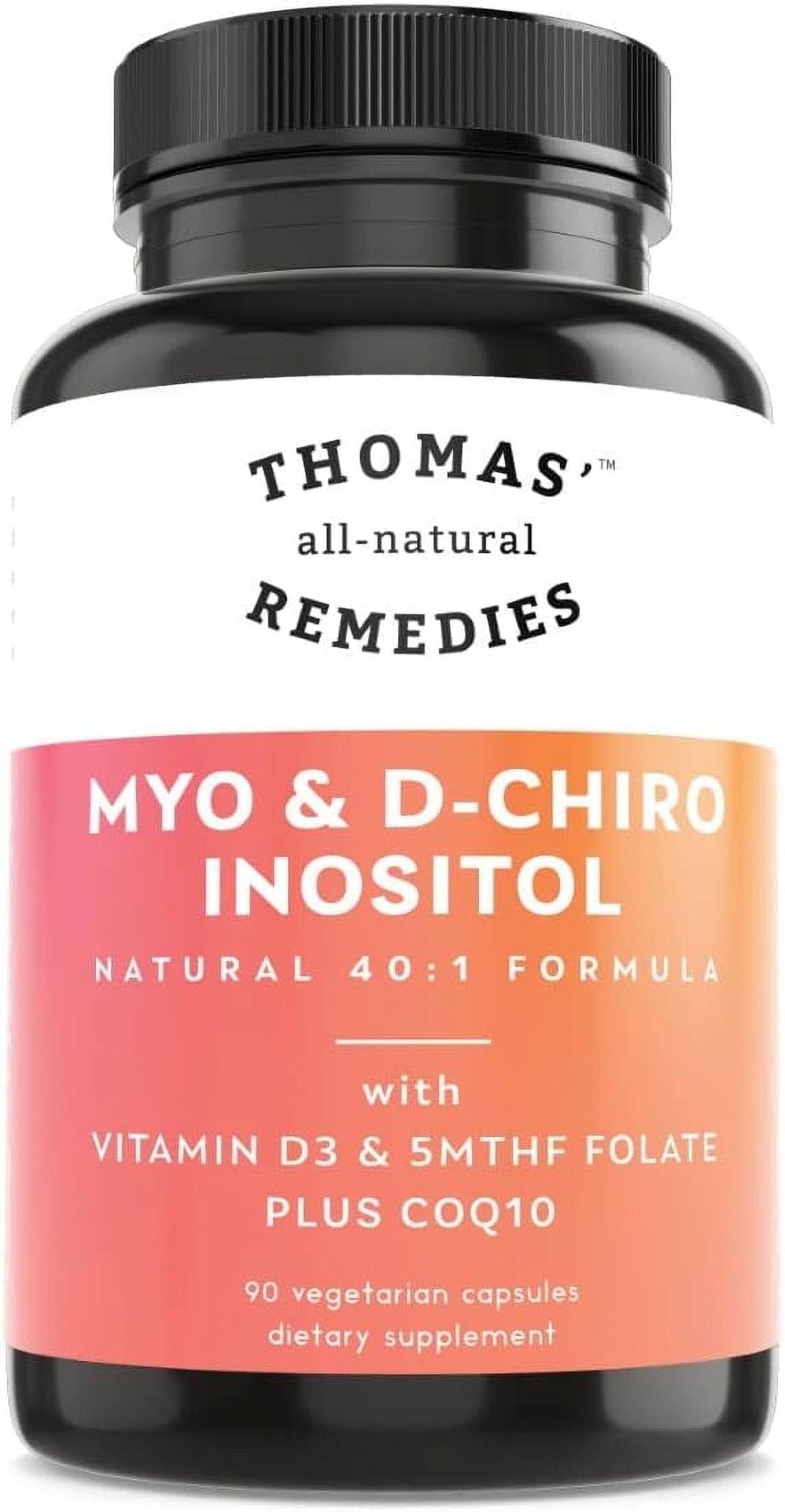 Thomas' all-natural Remedies, Myo Inositol and D-Chiro Inositol Blend ...