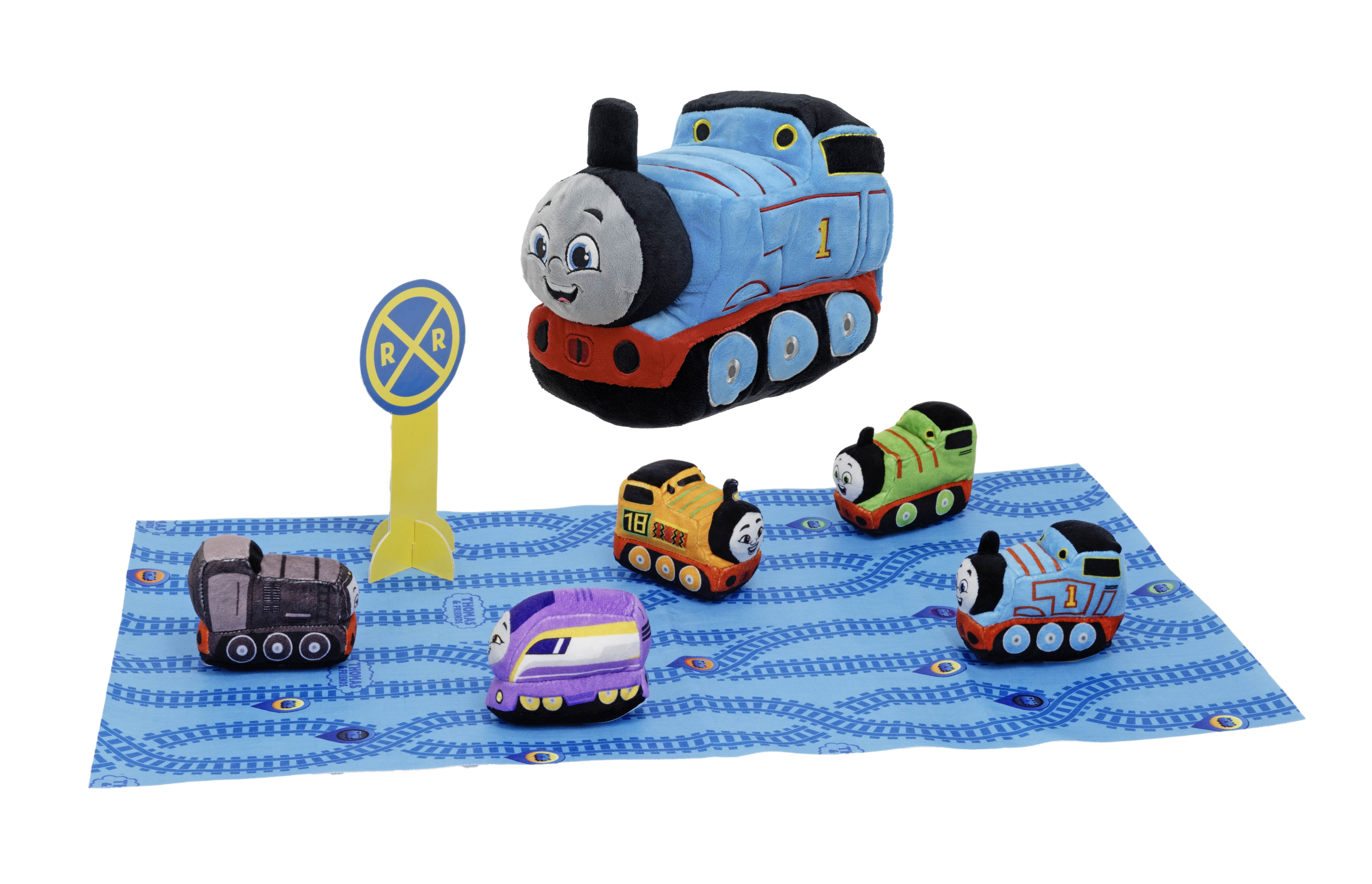 Thomas and Friends 11.5 inch Plush Toy Set of 8 Playset - Walmart.com
