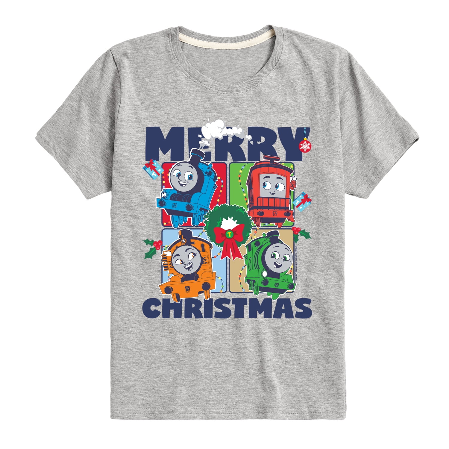Thomas and Friends - Merry Christmas Grid White Only - Youth and ...