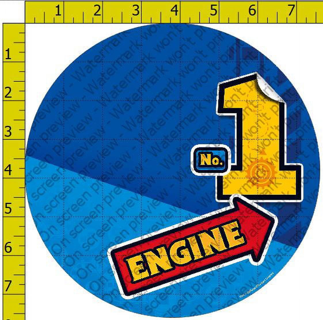 Thomas and Friends The No.1 Engine Edible Cake Topper Image [DecoSet ...